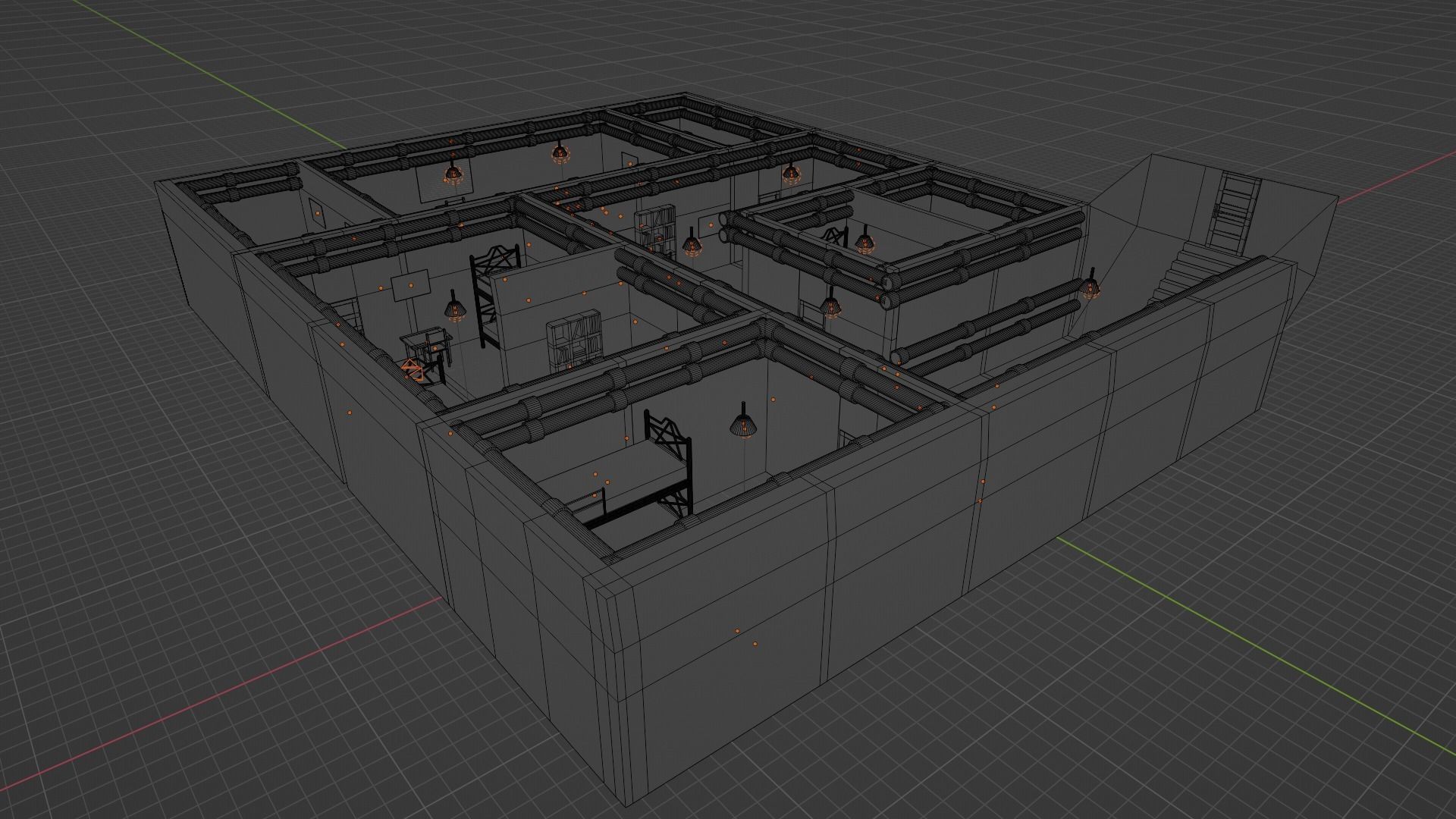 3D model Military Bunker - Egypt VR / AR / low-poly | CGTrader