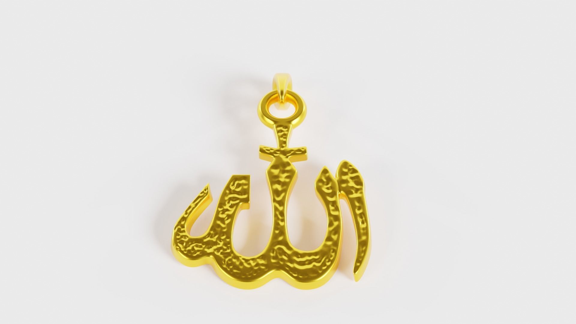 Pendant AllAH 3D model 3D printable | CGTrader
