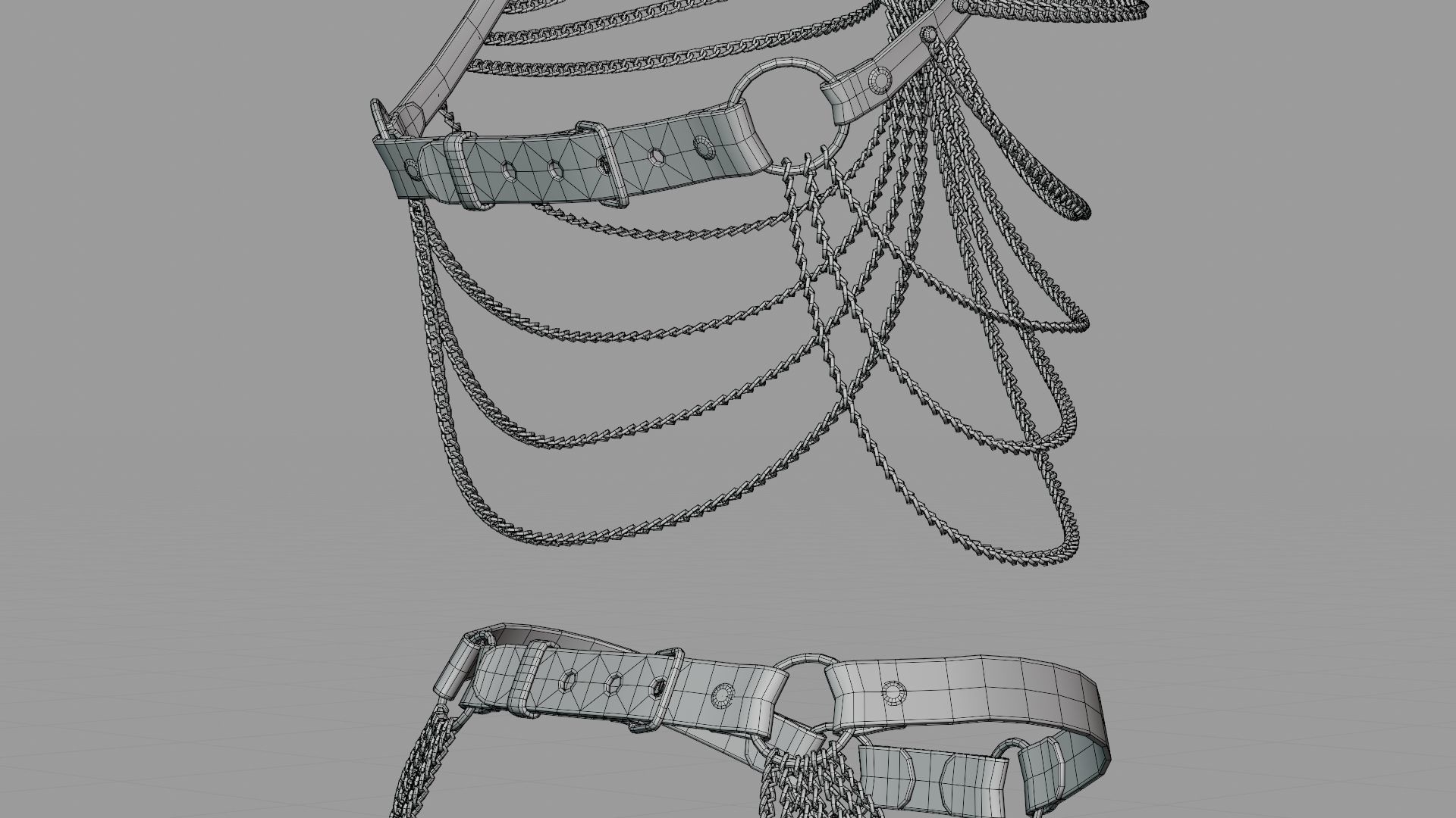 3D model Chain Harness VR / AR / low-poly | CGTrader