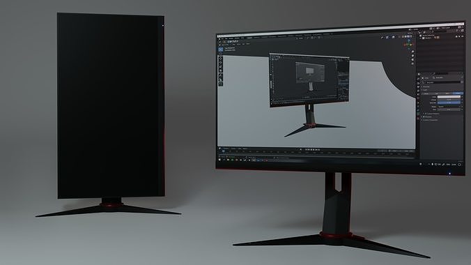 Computer Monitor free 3D model | CGTrader