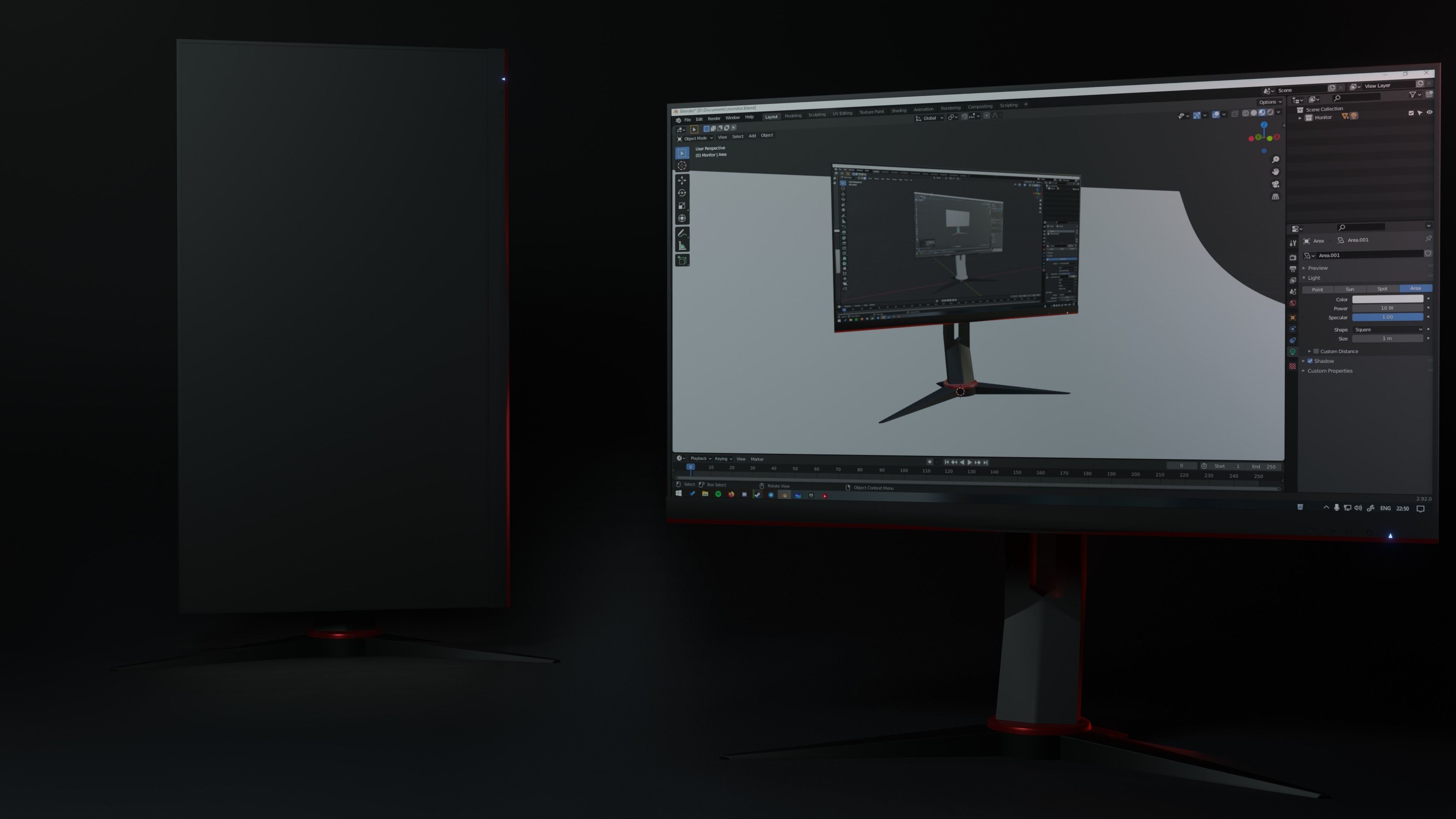 Computer Monitor free 3D model | CGTrader