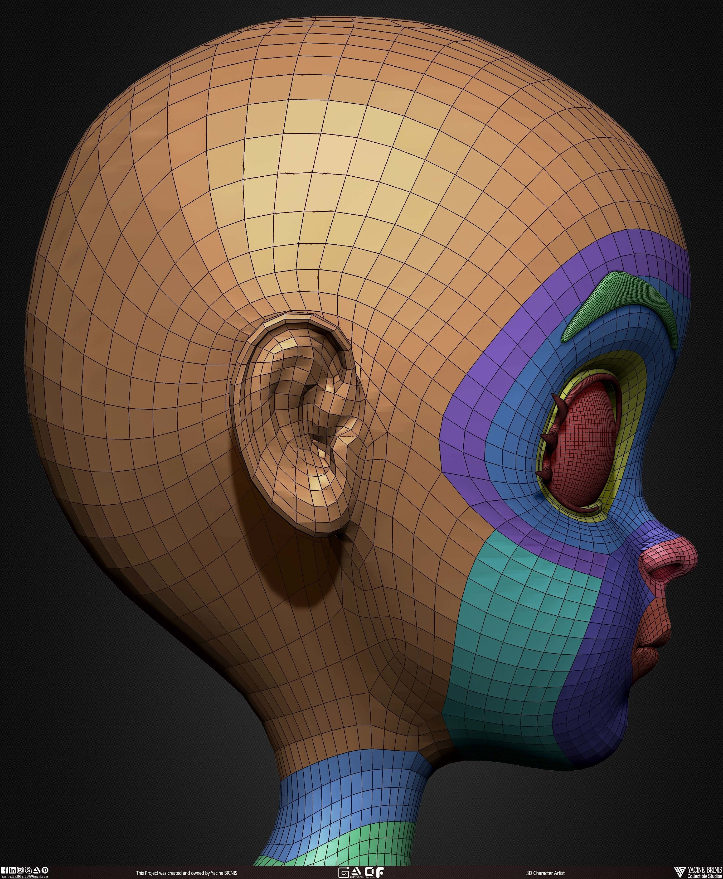 3D model Female Anime Base-mesh 3D Model Vol 03 VR / AR / low-poly ...