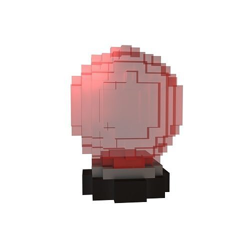3D model Voxel Crystal Ball V1 005 VR / AR / low-poly | CGTrader