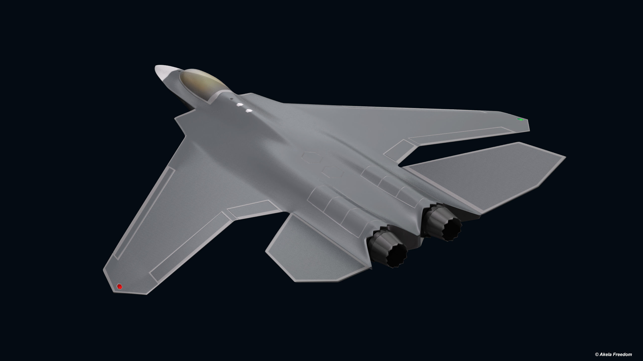 FCAS Future Combat Air System 3D model animated | CGTrader