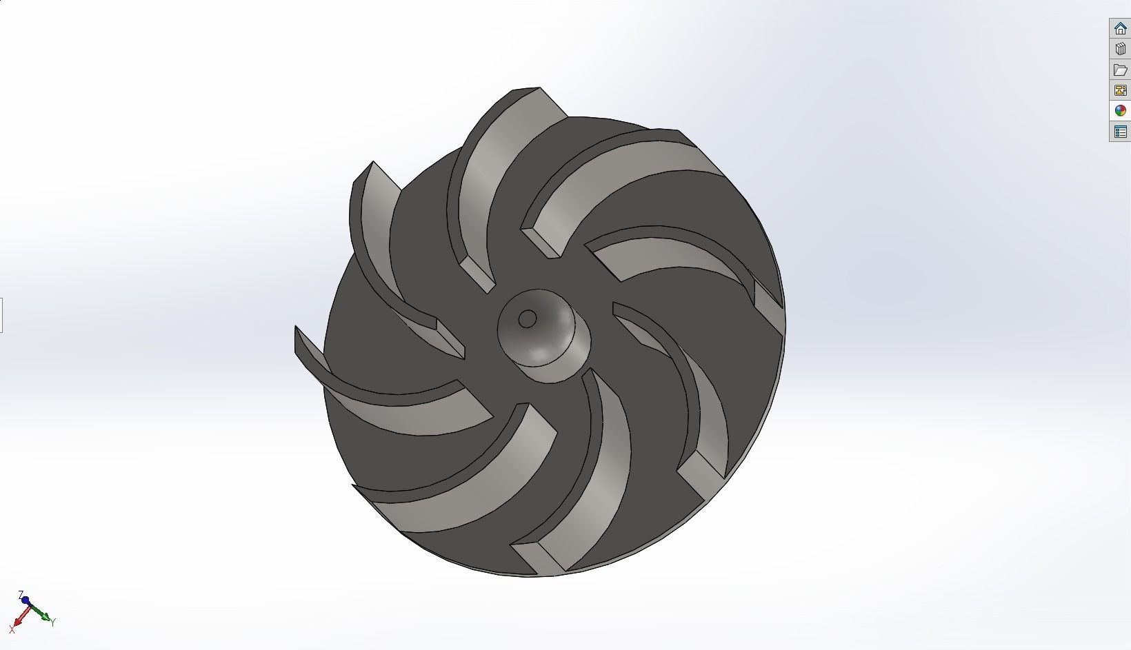 Centrifugal pump Solidworks 3D model rigged | CGTrader