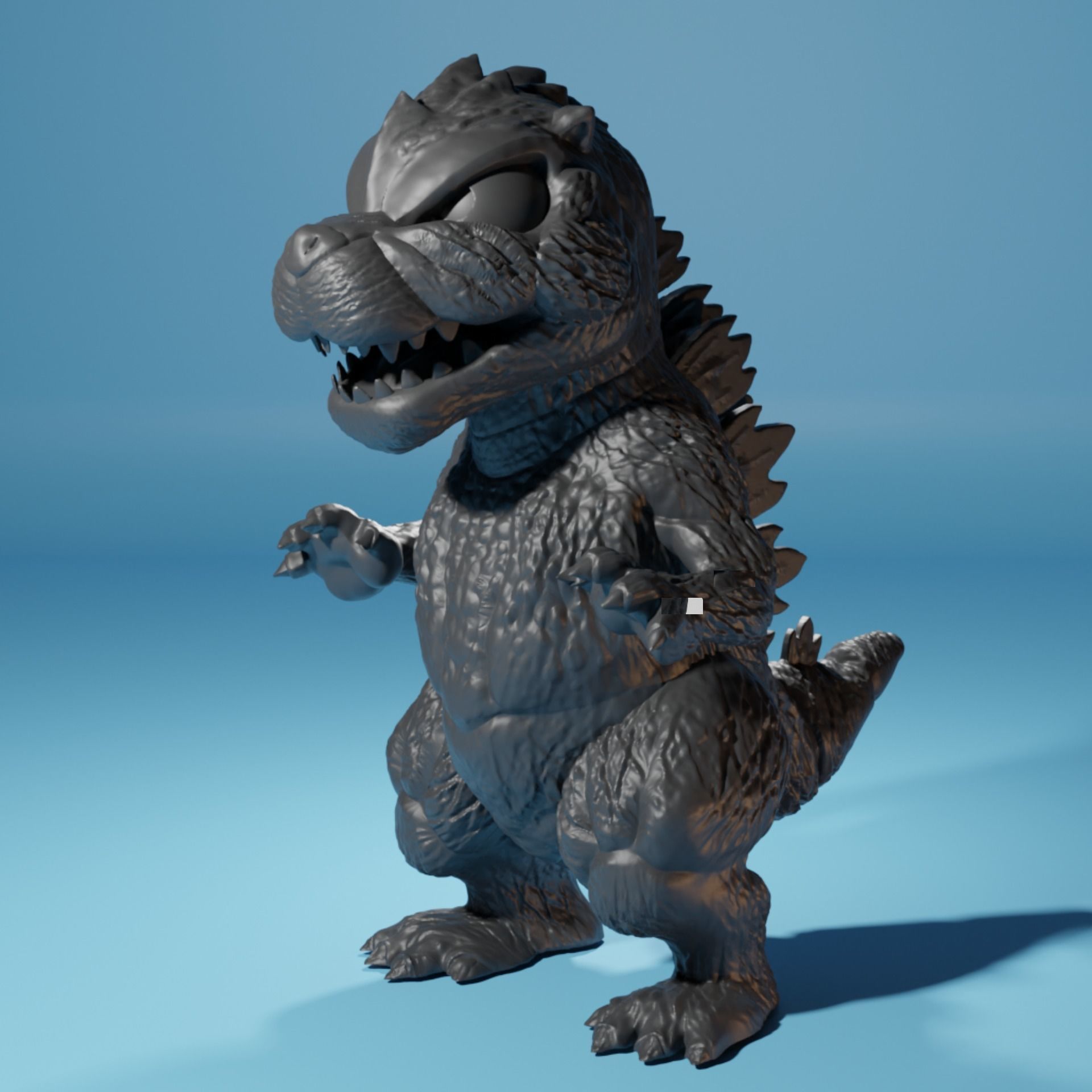 godzilla 3D model 3D printable | CGTrader
