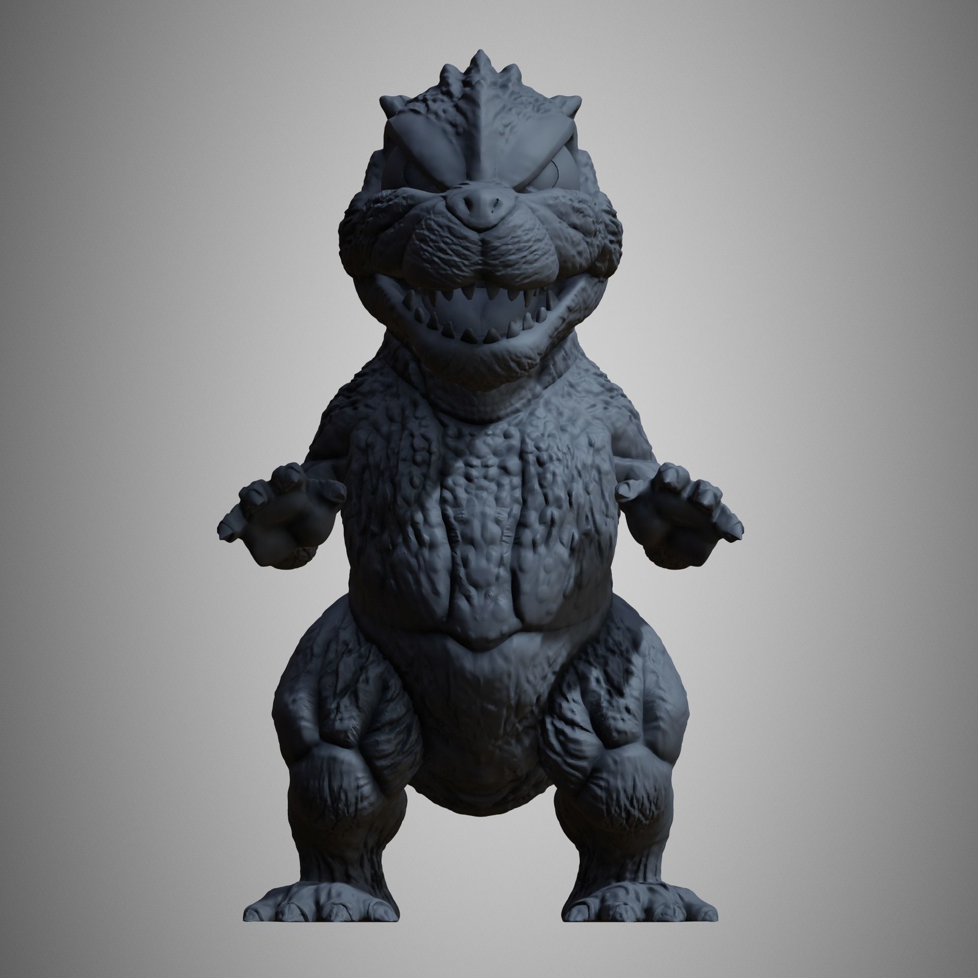 godzilla 3D model 3D printable | CGTrader