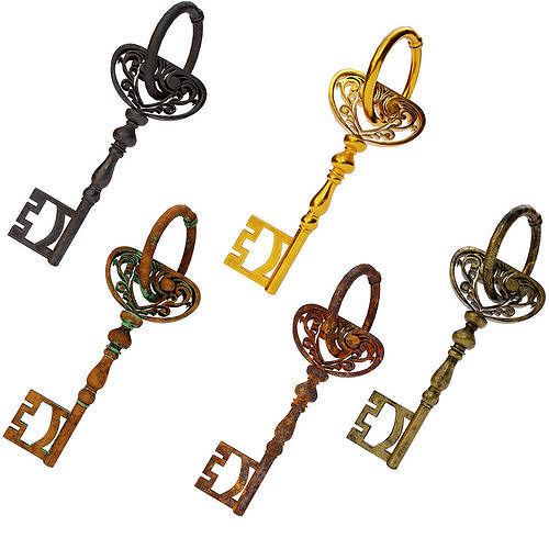 Door Key 3D model | CGTrader