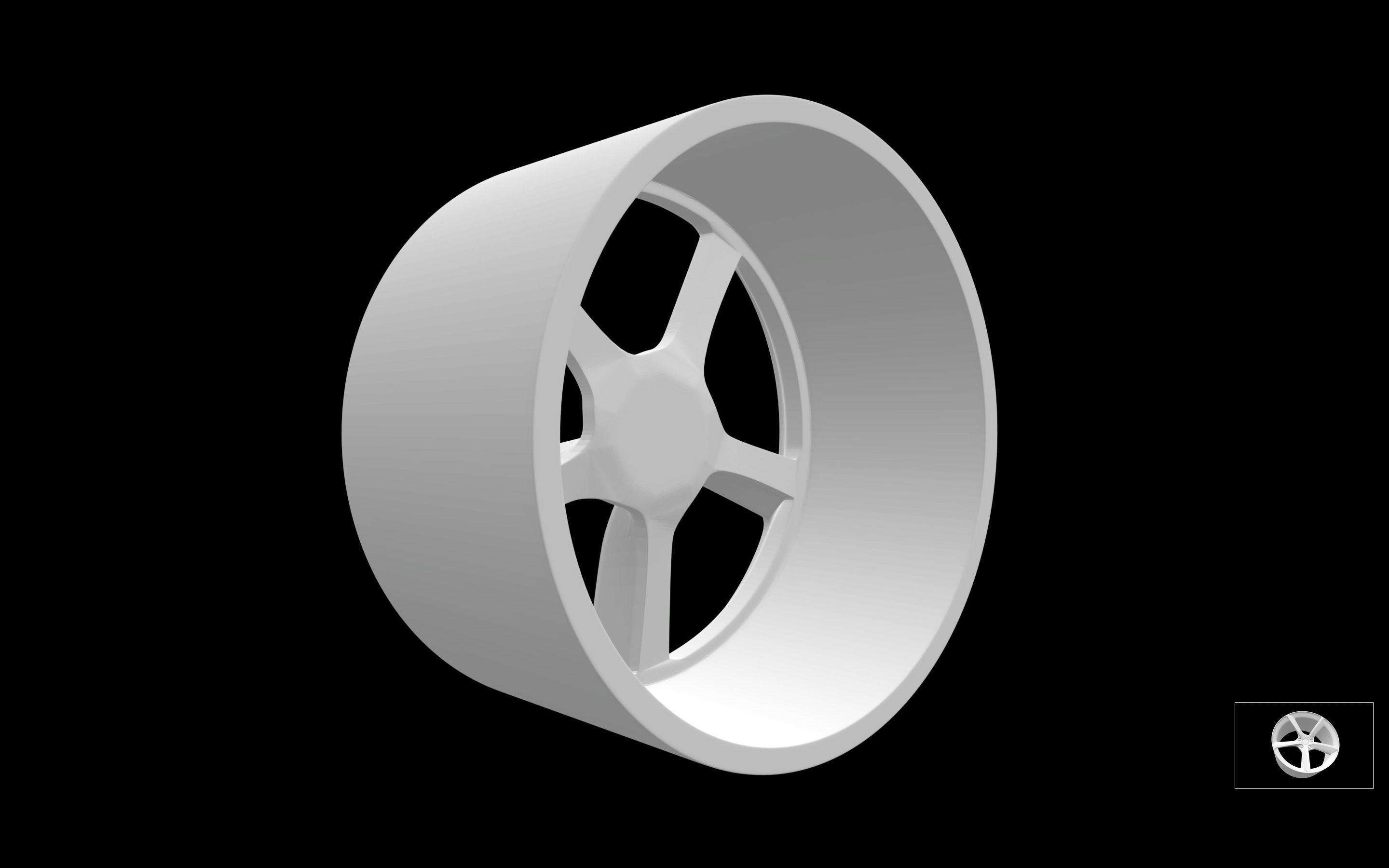 Ferrari Monza SP1 scalable and printable rims 3D model 3D printable ...