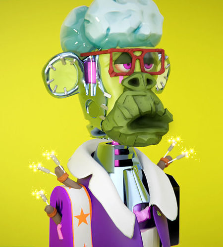 NFT Monkey 3D model | CGTrader