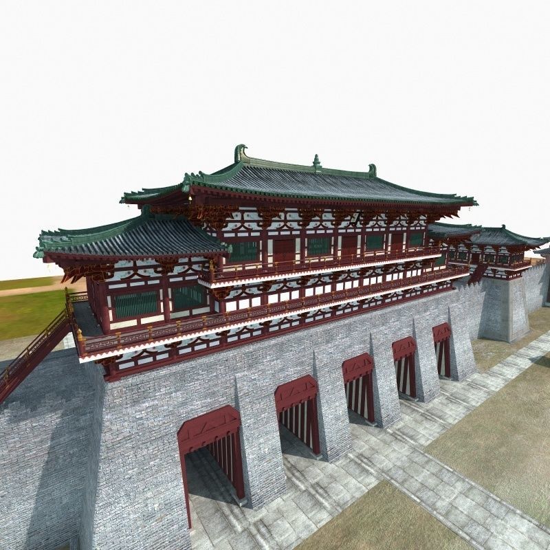 Ancient Chinese city 3D model | CGTrader