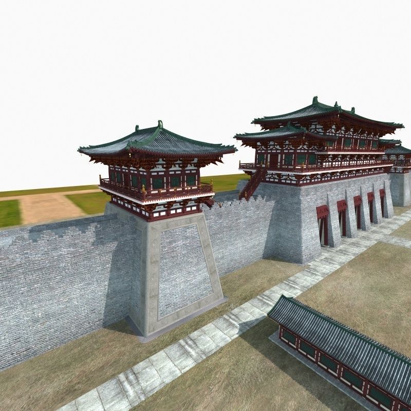 Ancient Chinese city 3D model | CGTrader