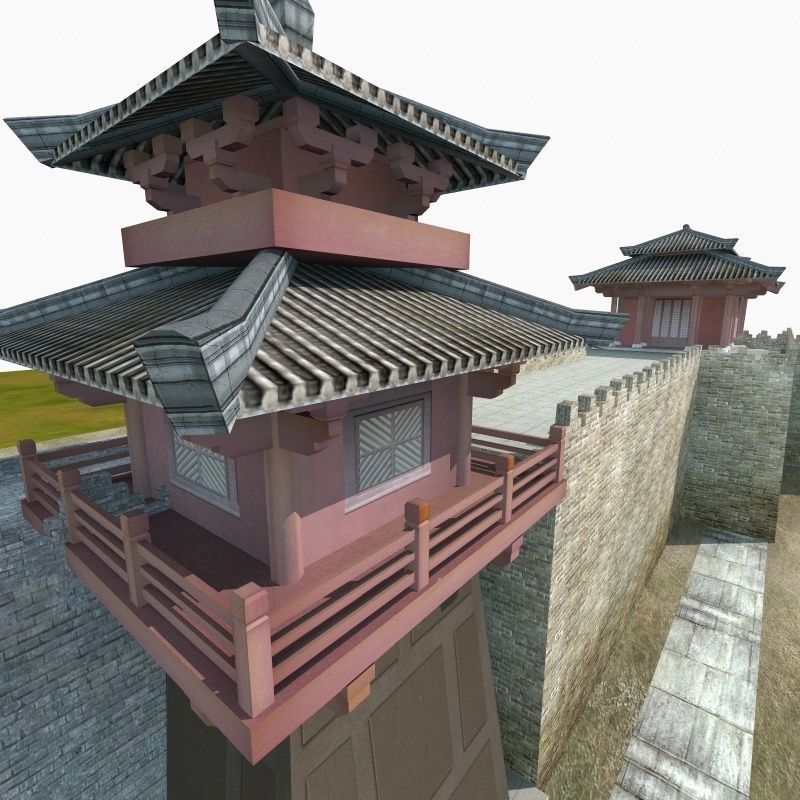 Ancient Chinese city 3D model | CGTrader