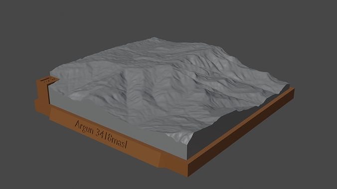 Argun mountain 3D model 3D printable | CGTrader
