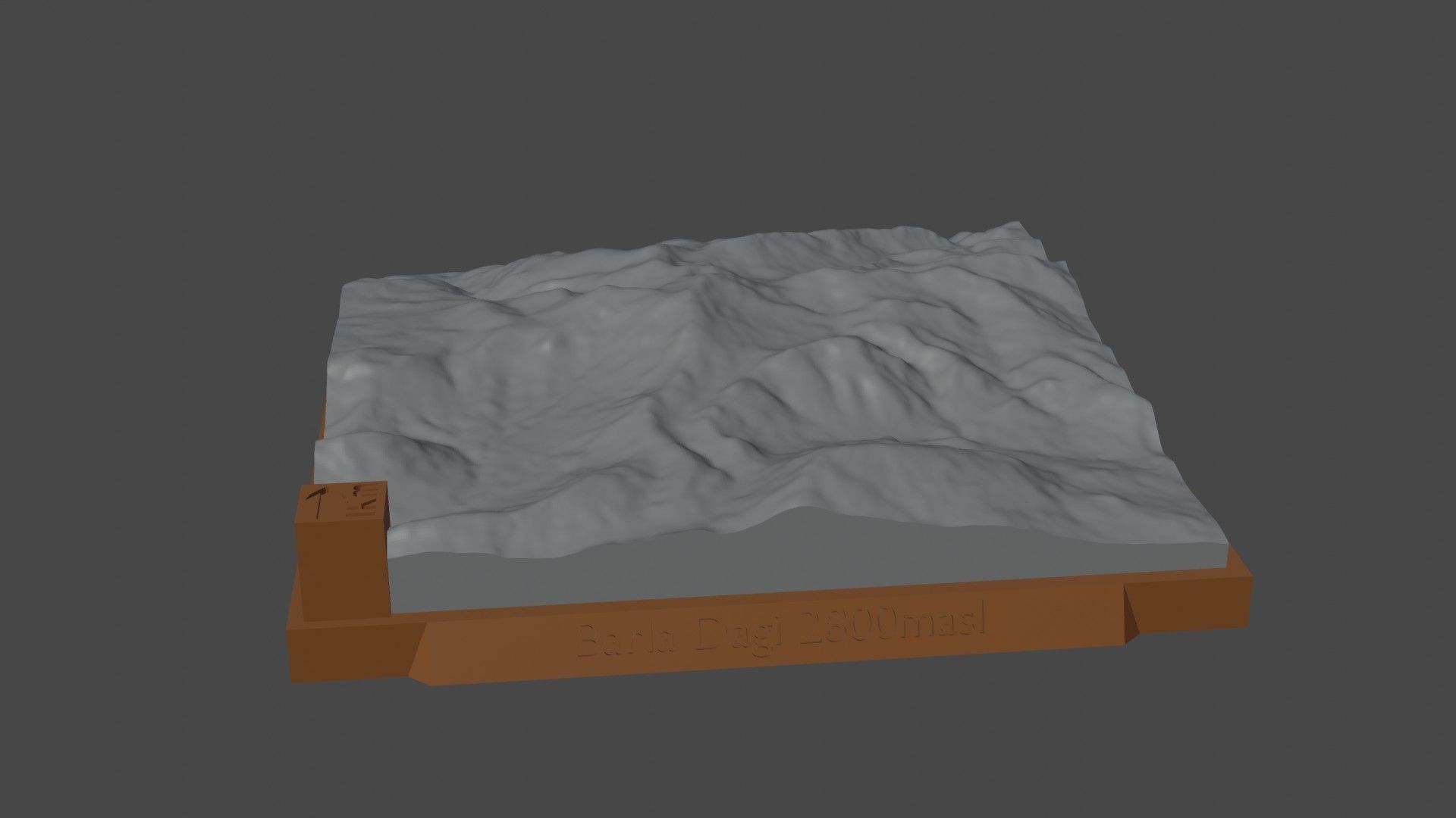 Barla Dagi 3D model 3D printable | CGTrader