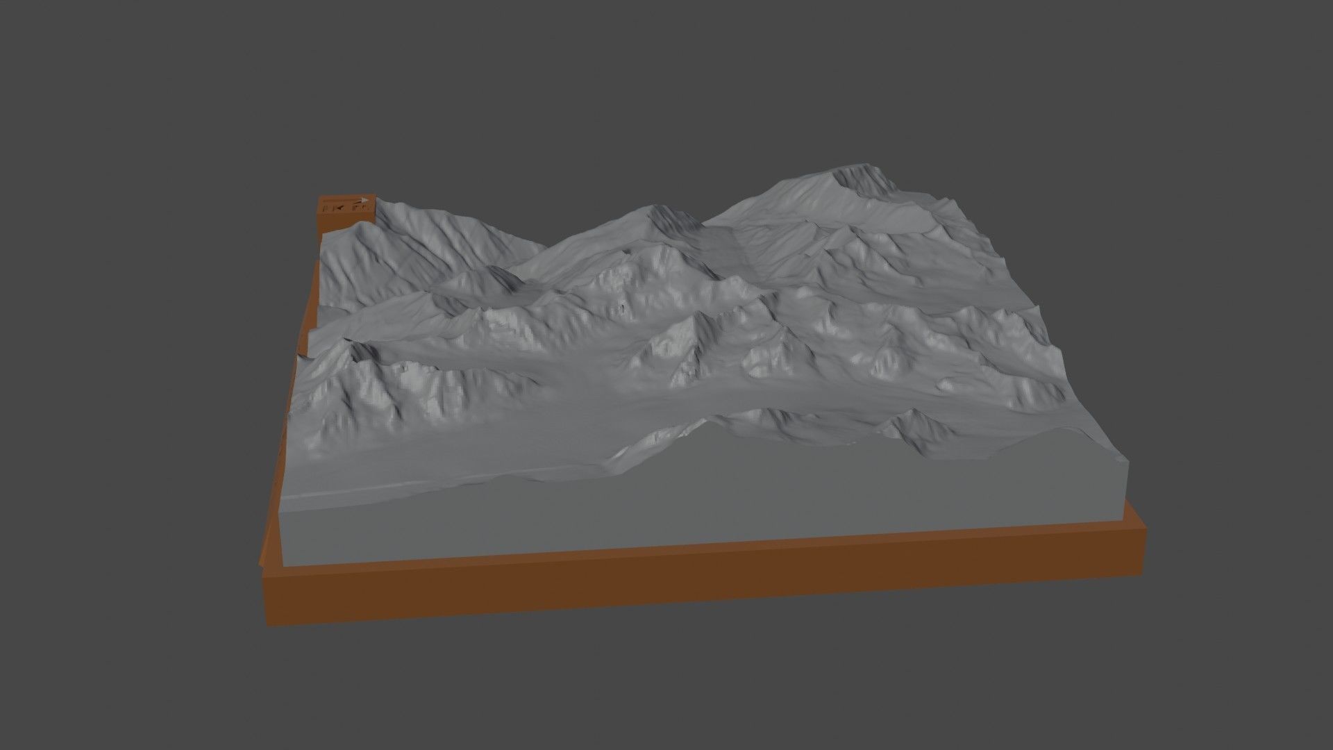 Buckwell Peak 3D model 3D printable | CGTrader