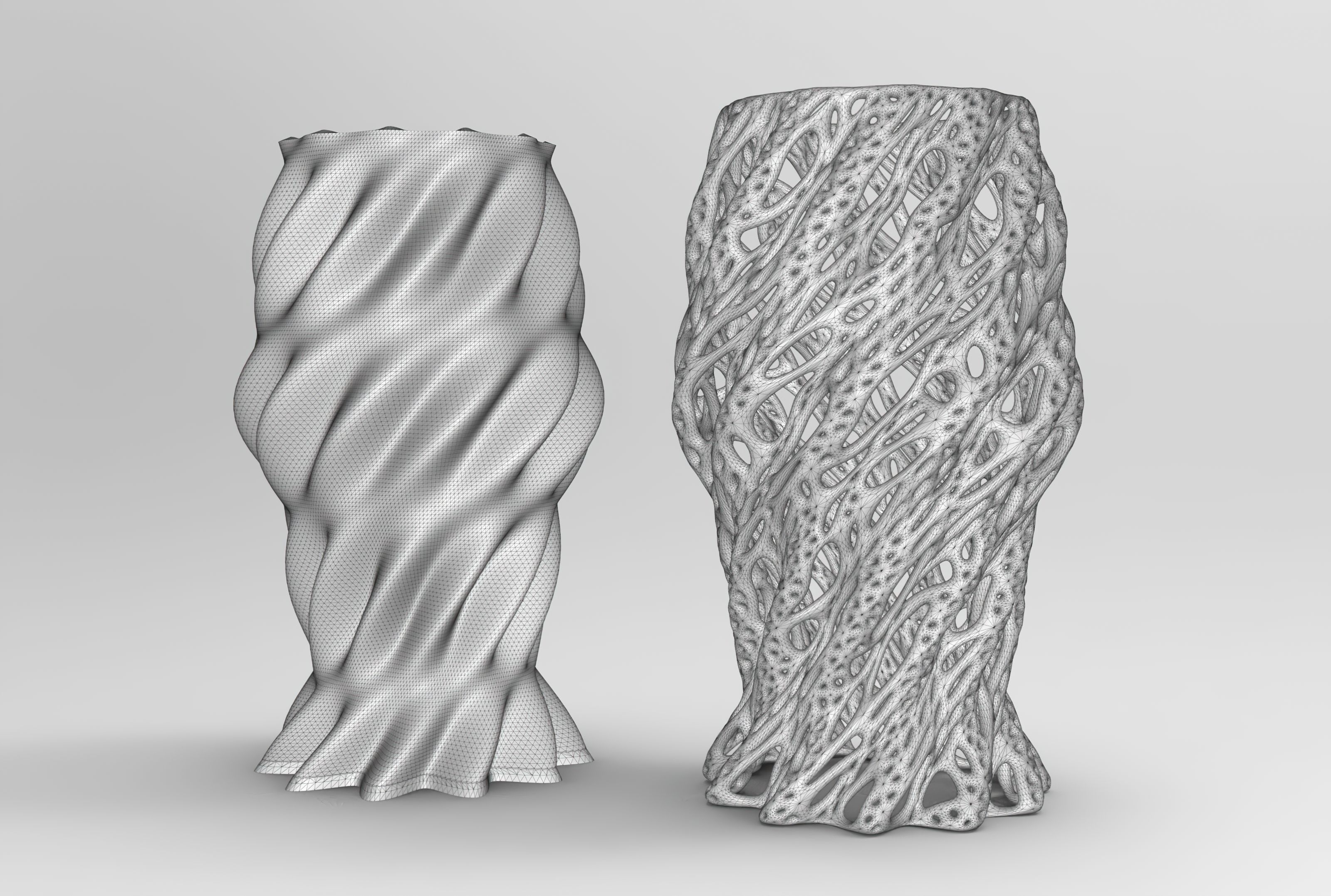 Vase Voronoi 5 3D model 3D printable | CGTrader