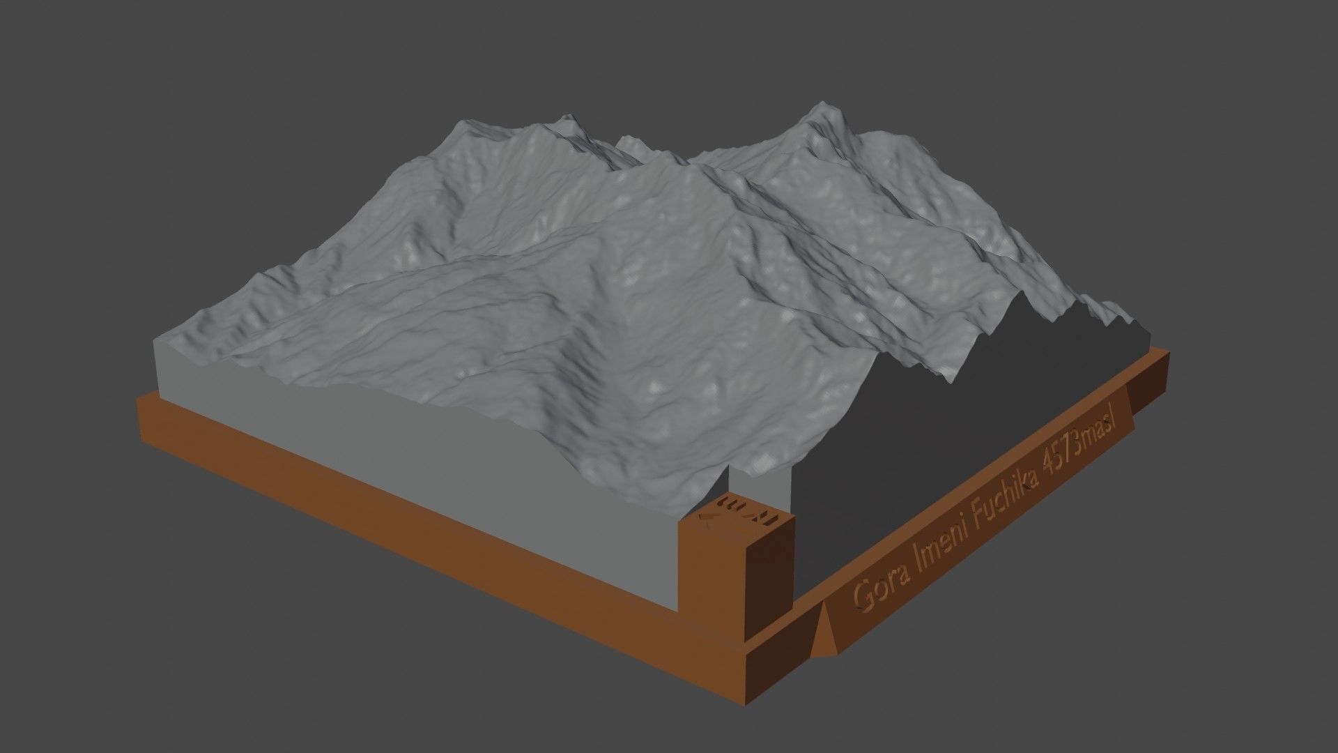 Gora Imeni Fuchika 3D model 3D printable | CGTrader