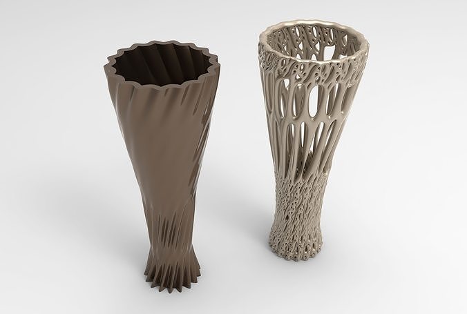 Vase Voronoi 17 3D model 3D printable | CGTrader