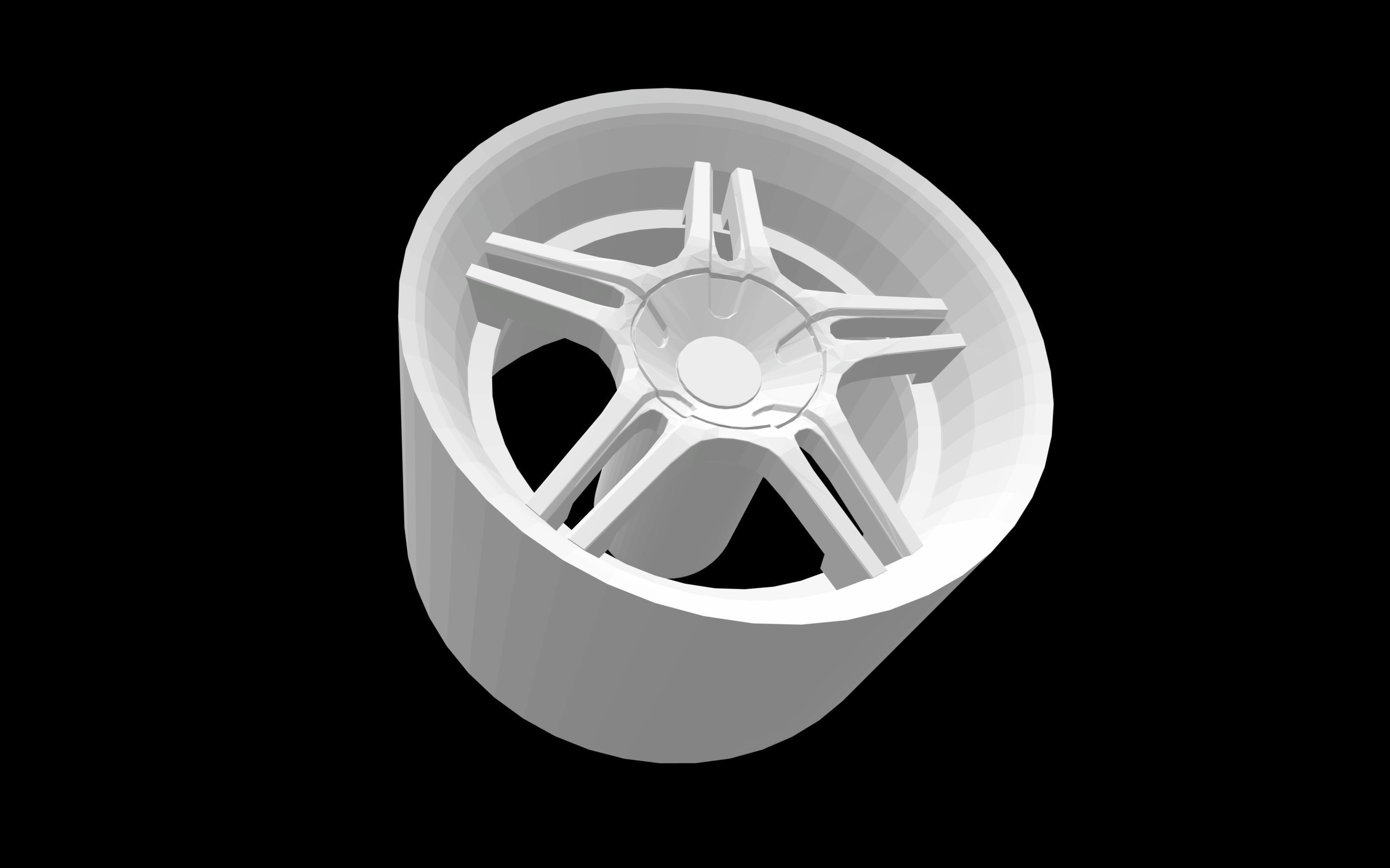 Motegi FF5 scalable and printable rims 3D model 3D printable | CGTrader