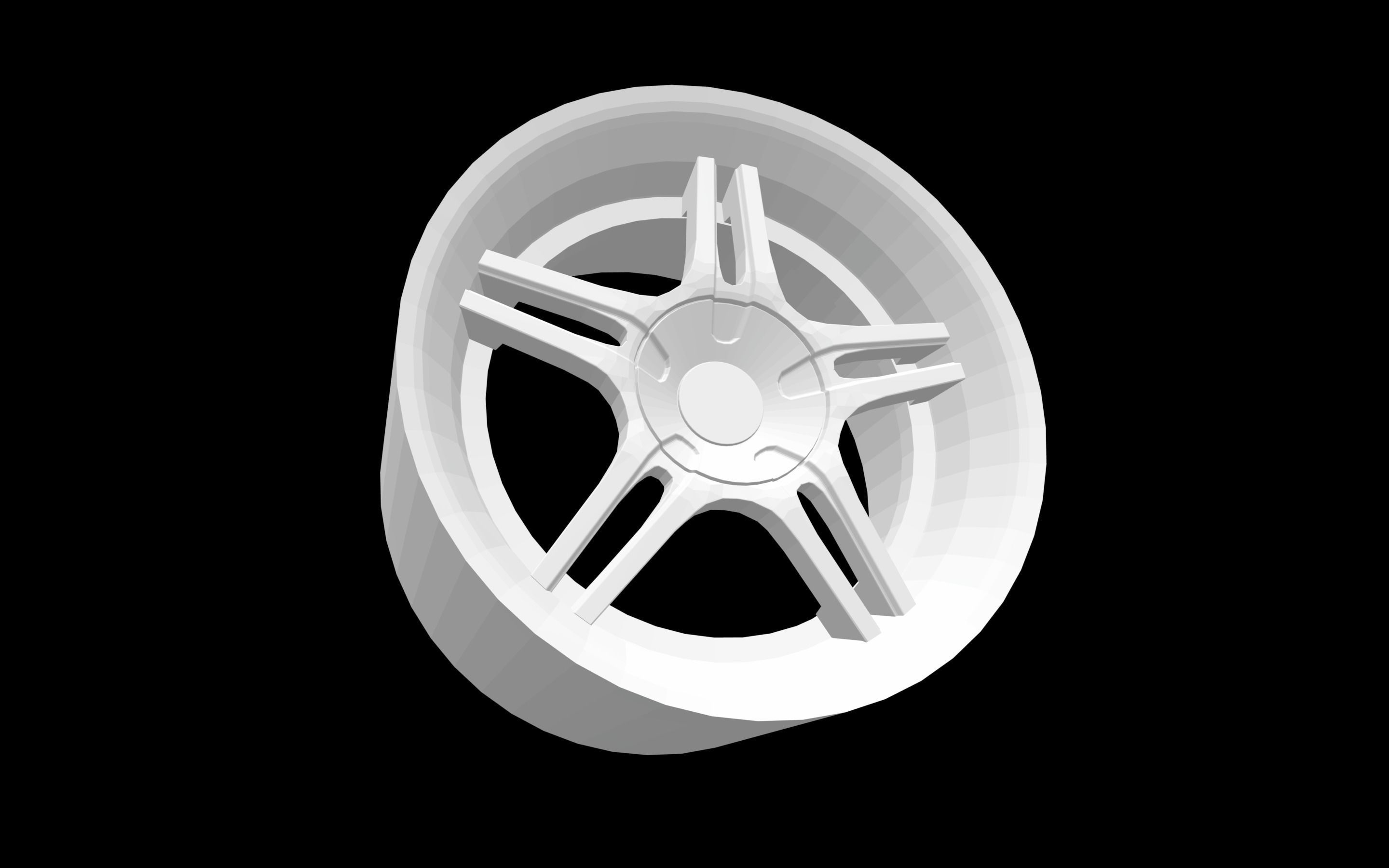 Motegi FF5 scalable and printable rims 3D model 3D printable | CGTrader