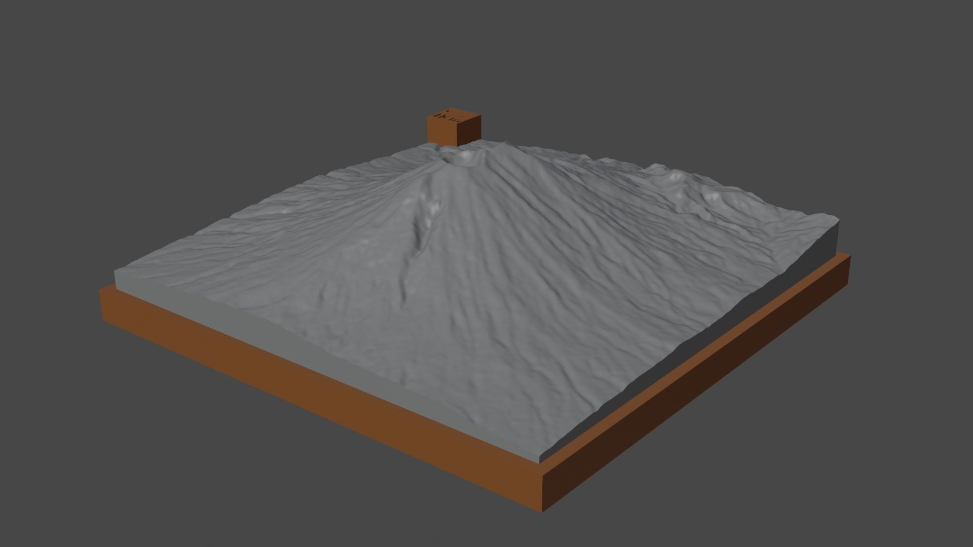 Gunung Agung 3D model 3D printable | CGTrader
