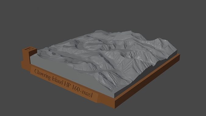 Clavering Island HP 3D model 3D printable | CGTrader