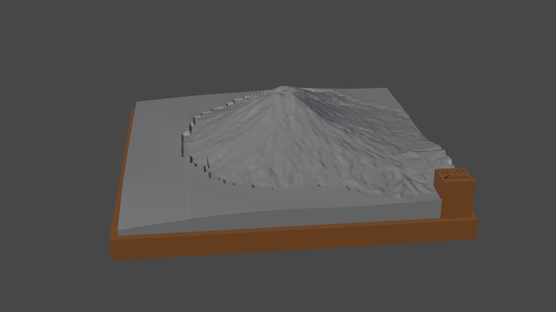 Gunung Api 3D model 3D printable | CGTrader