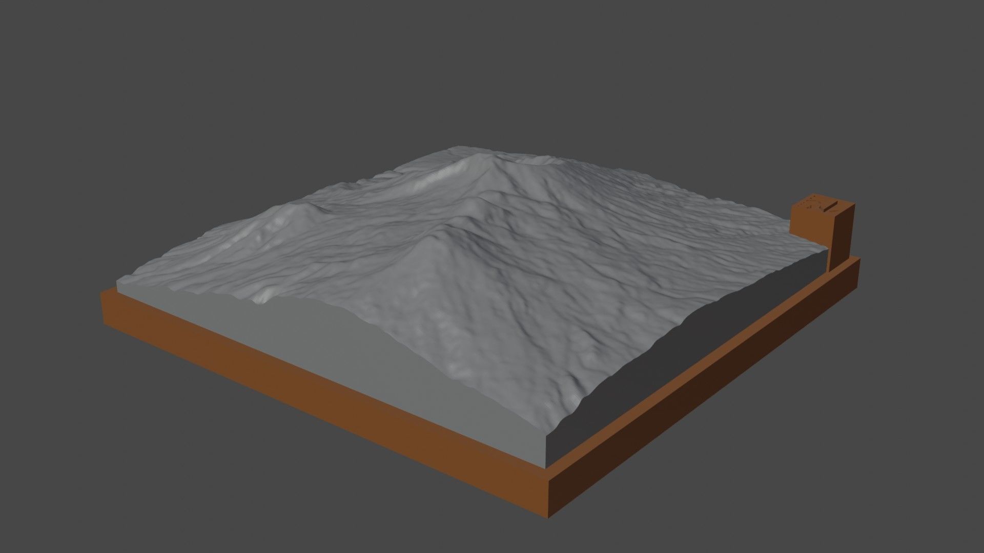Gunung Arjuna 3D model 3D printable | CGTrader
