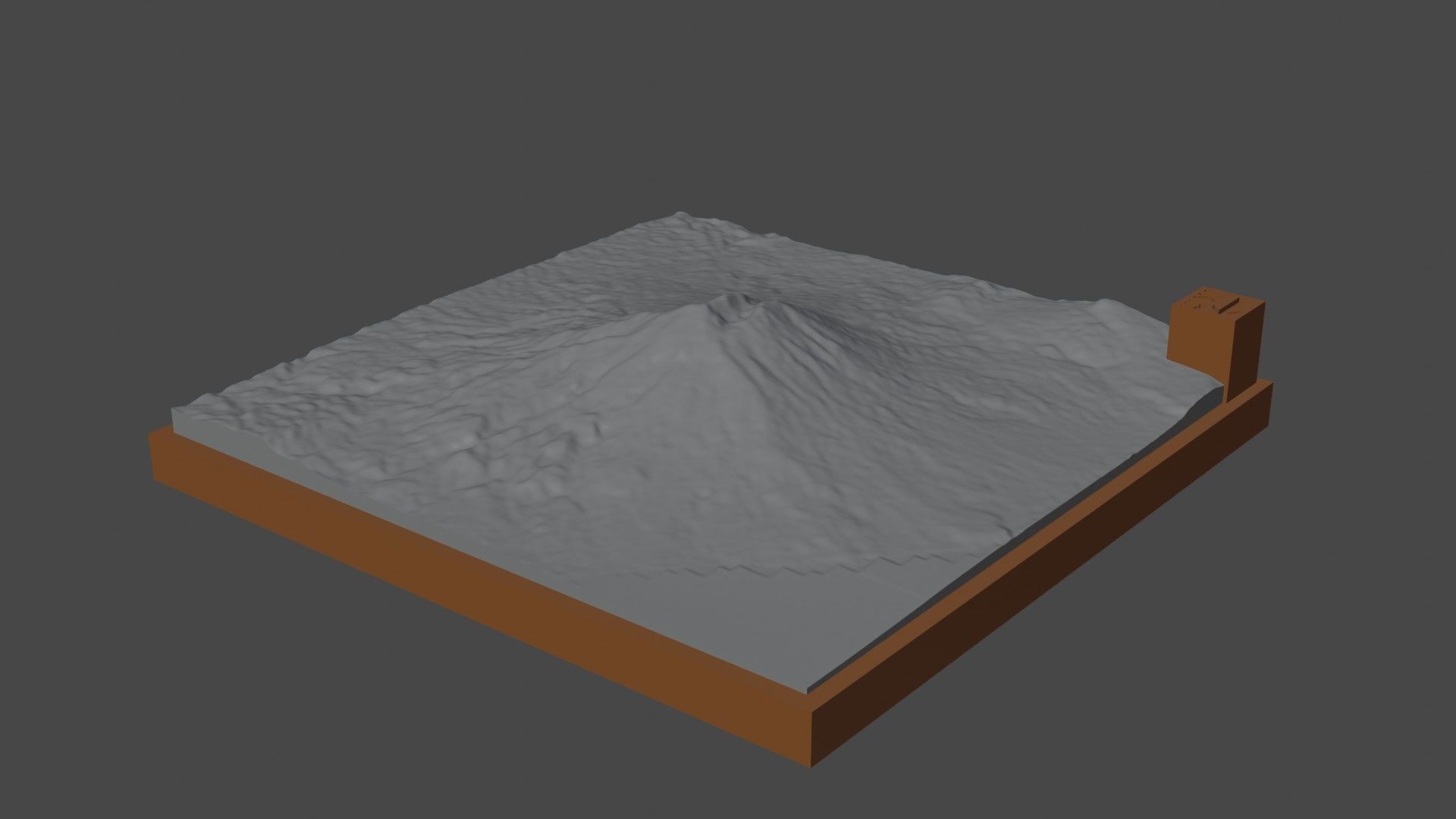 Gunung Gamkonora 3D model 3D printable | CGTrader