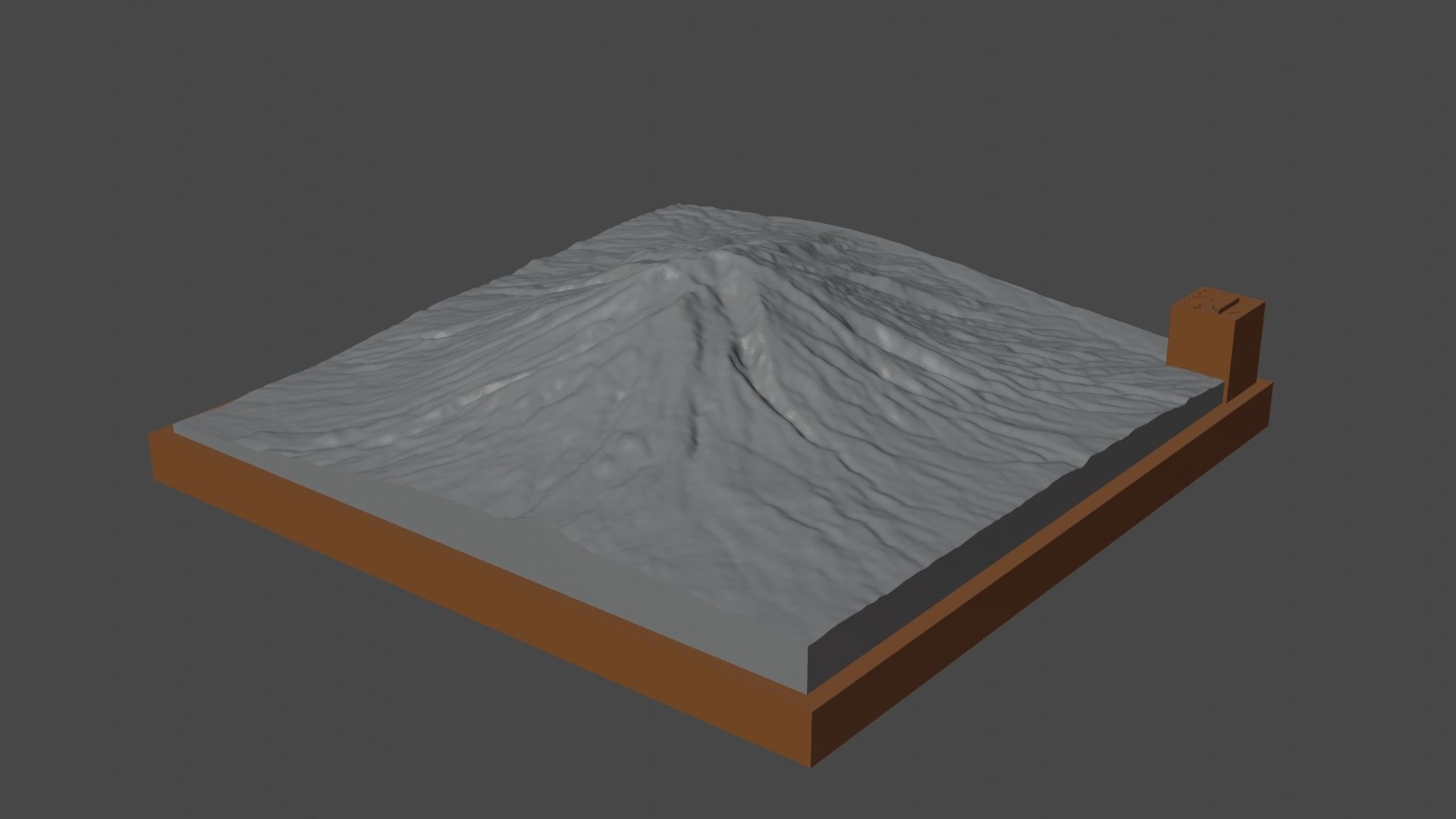 Gunung Merbabu 3D model 3D printable | CGTrader