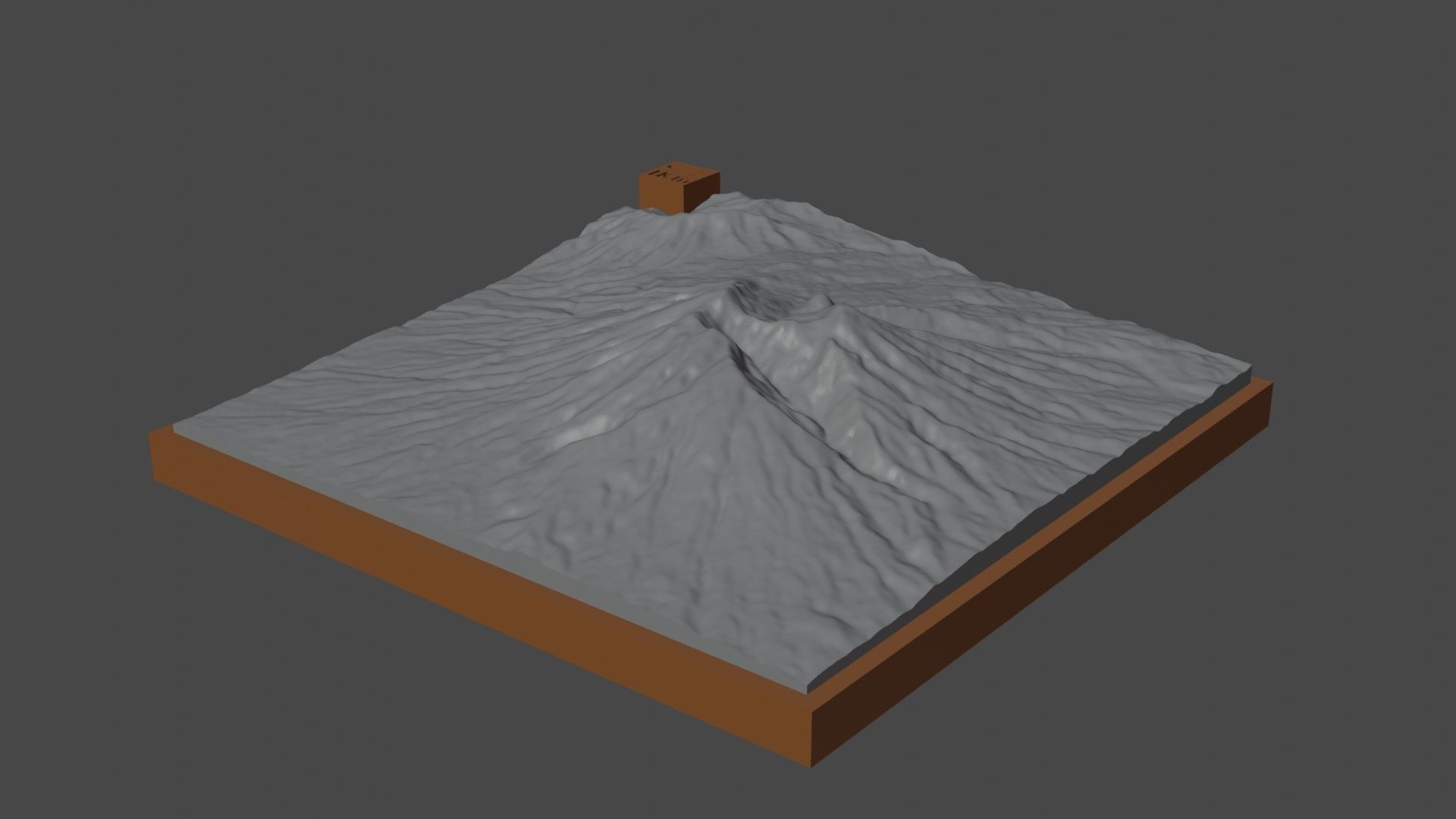 Gunung Salak 3D model 3D printable | CGTrader