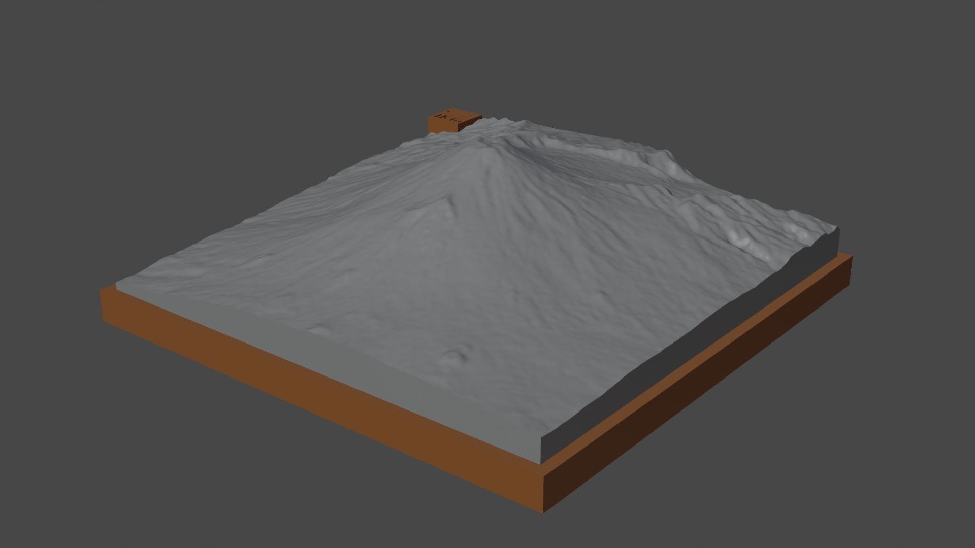 Gunung Slamet 3D model 3D printable | CGTrader