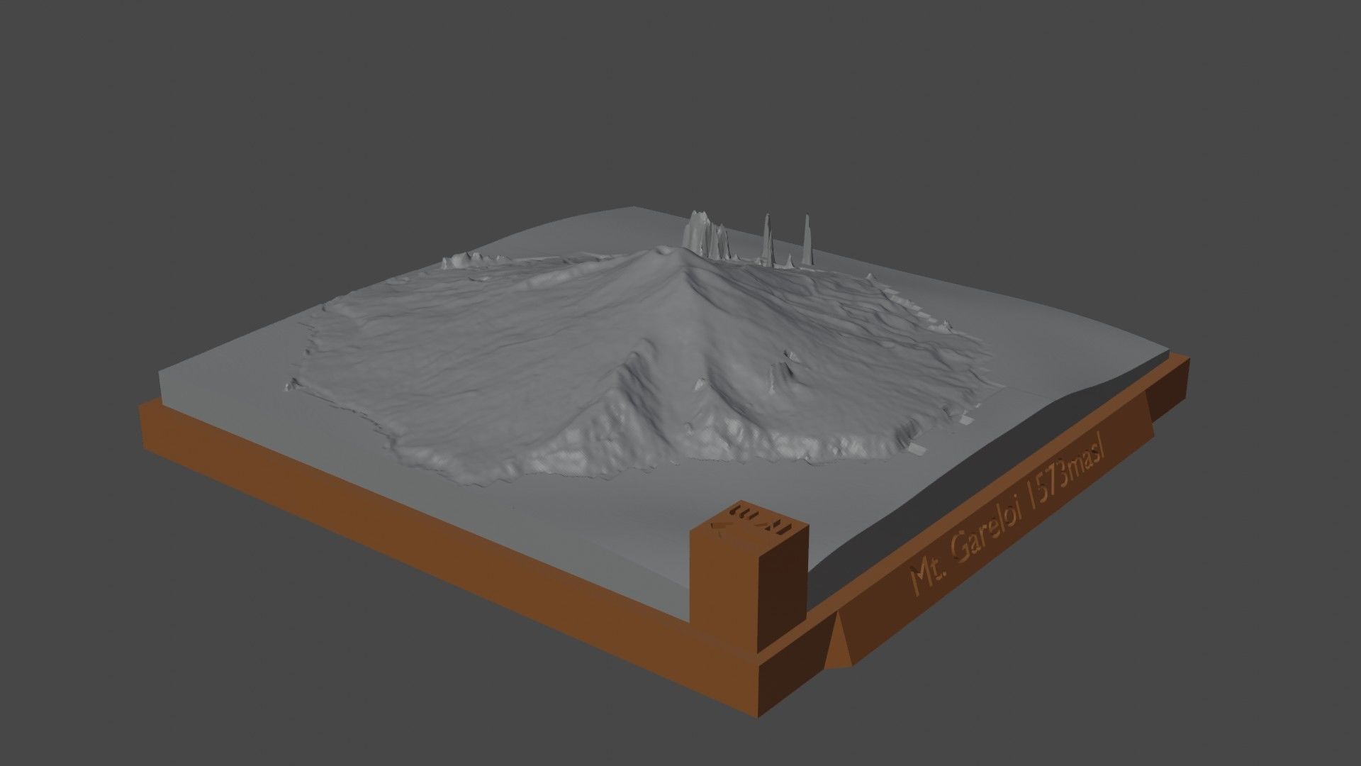Mount Gareloi 3D model 3D printable | CGTrader