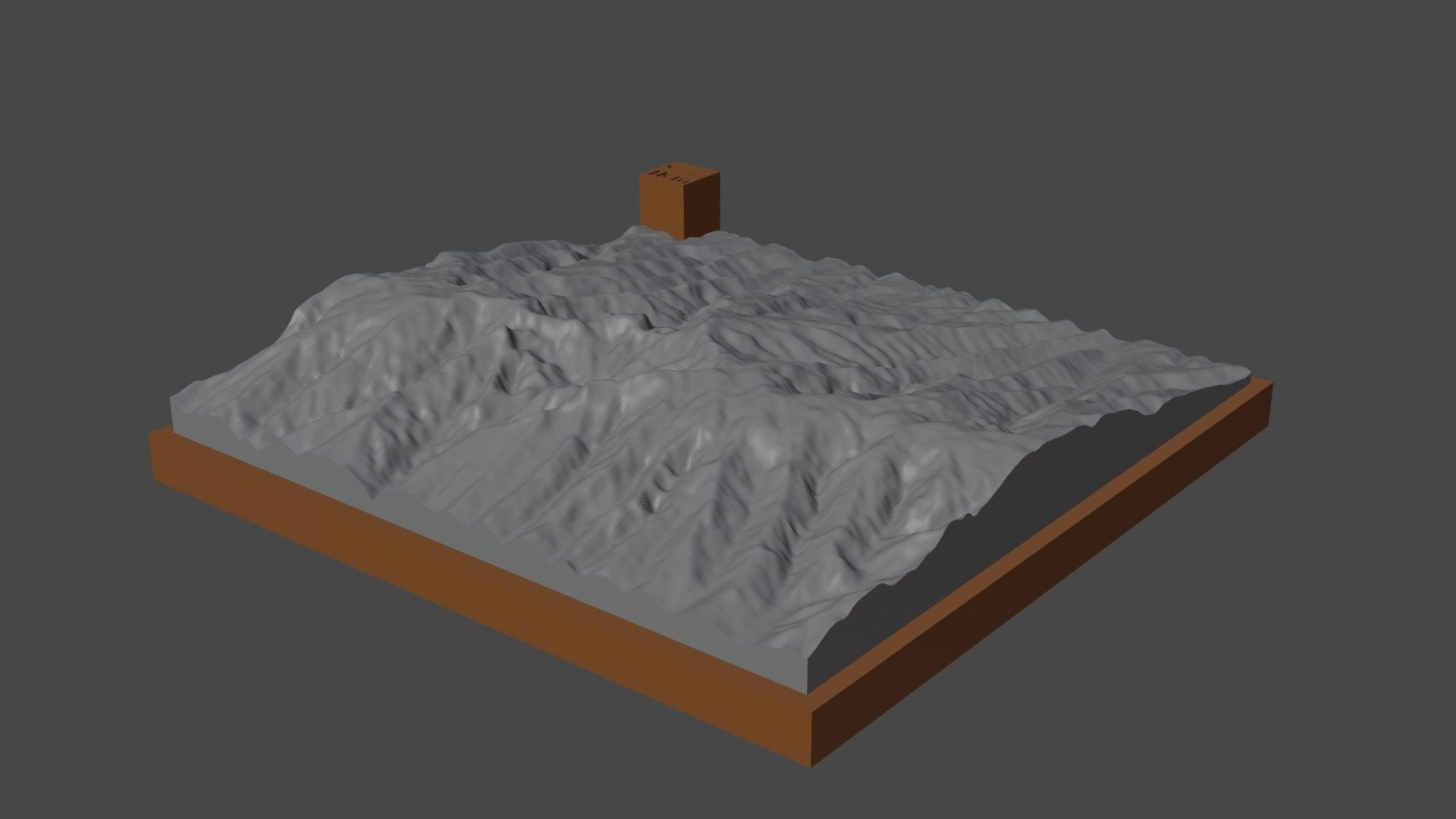 Mount Kulal 3D model 3D printable | CGTrader