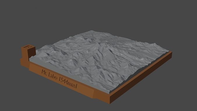 Mount Labo 3D model 3D printable | CGTrader