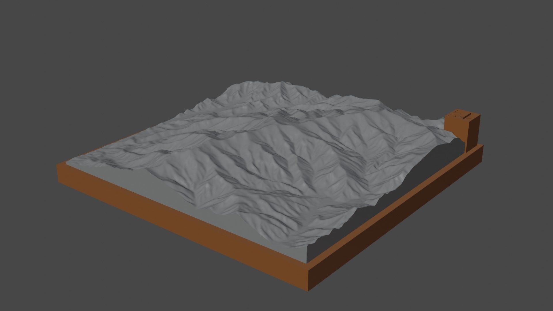 Mount Mitchell 3D model 3D printable | CGTrader