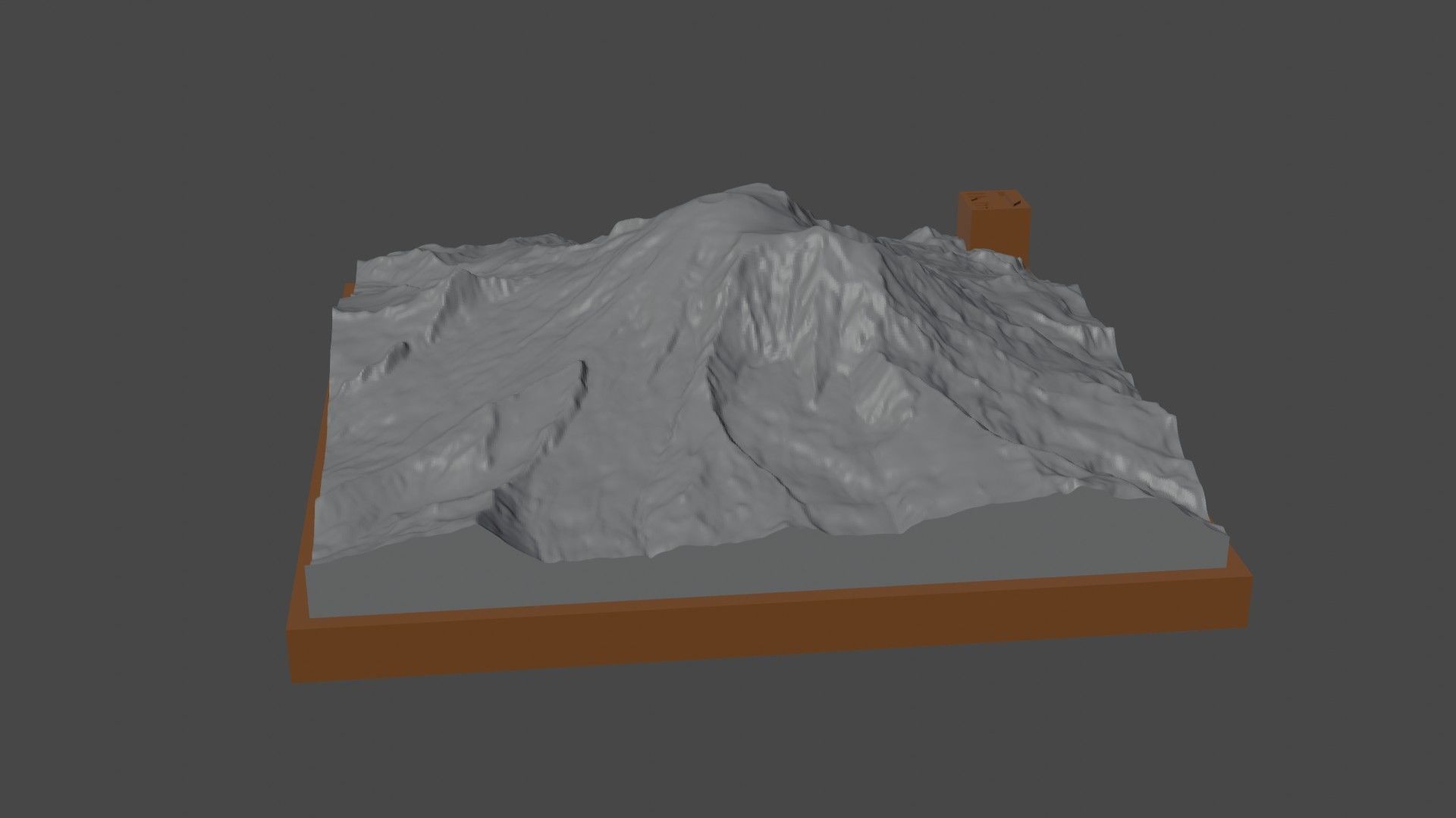 Mount Rainier 3D model 3D printable | CGTrader