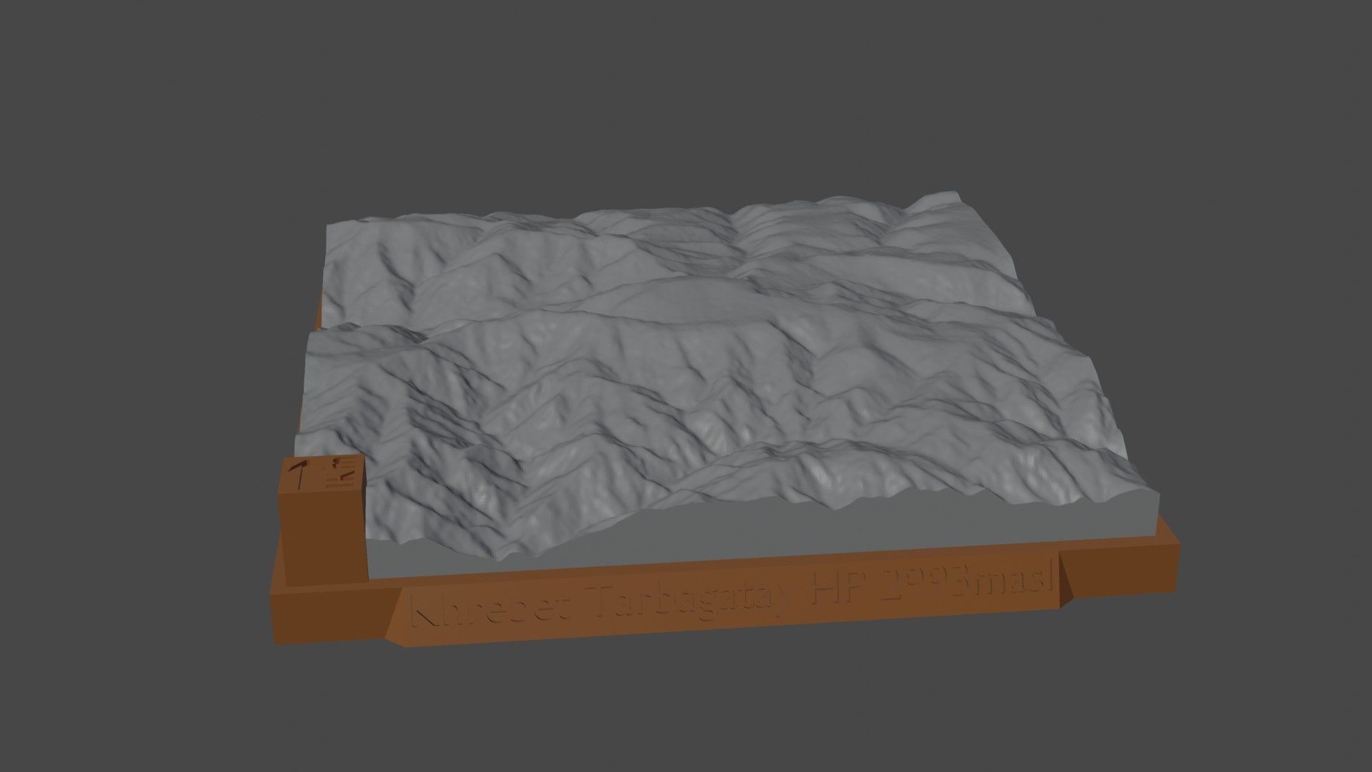 Khrebet Tarbagatay HP 3D model 3D printable | CGTrader