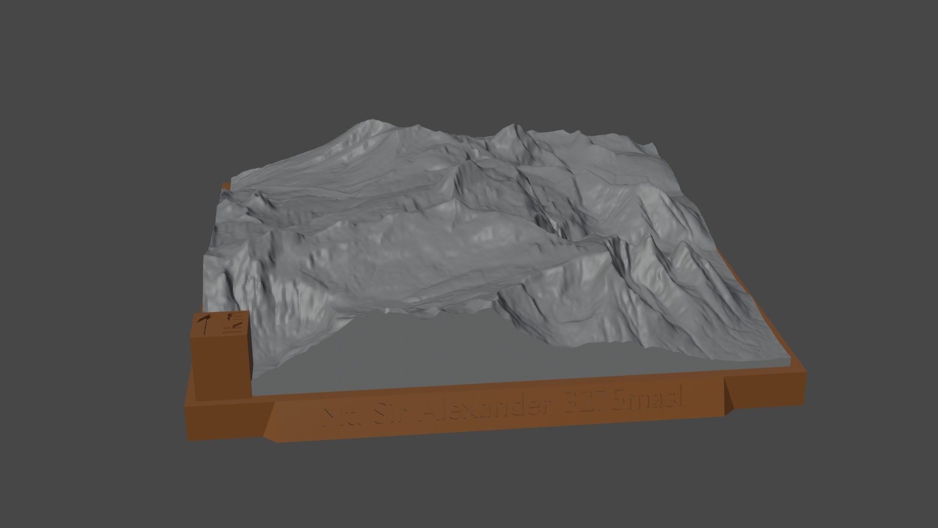 Mount Sir Alexander 3D model 3D printable | CGTrader