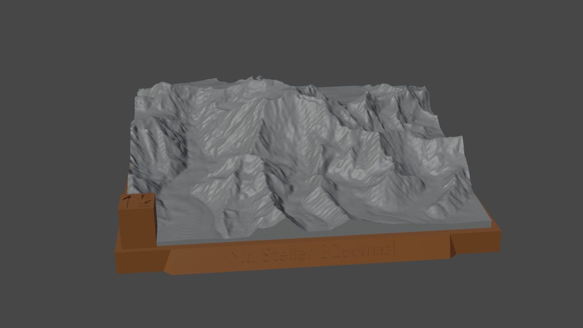 Mount Steller 3D model 3D printable | CGTrader