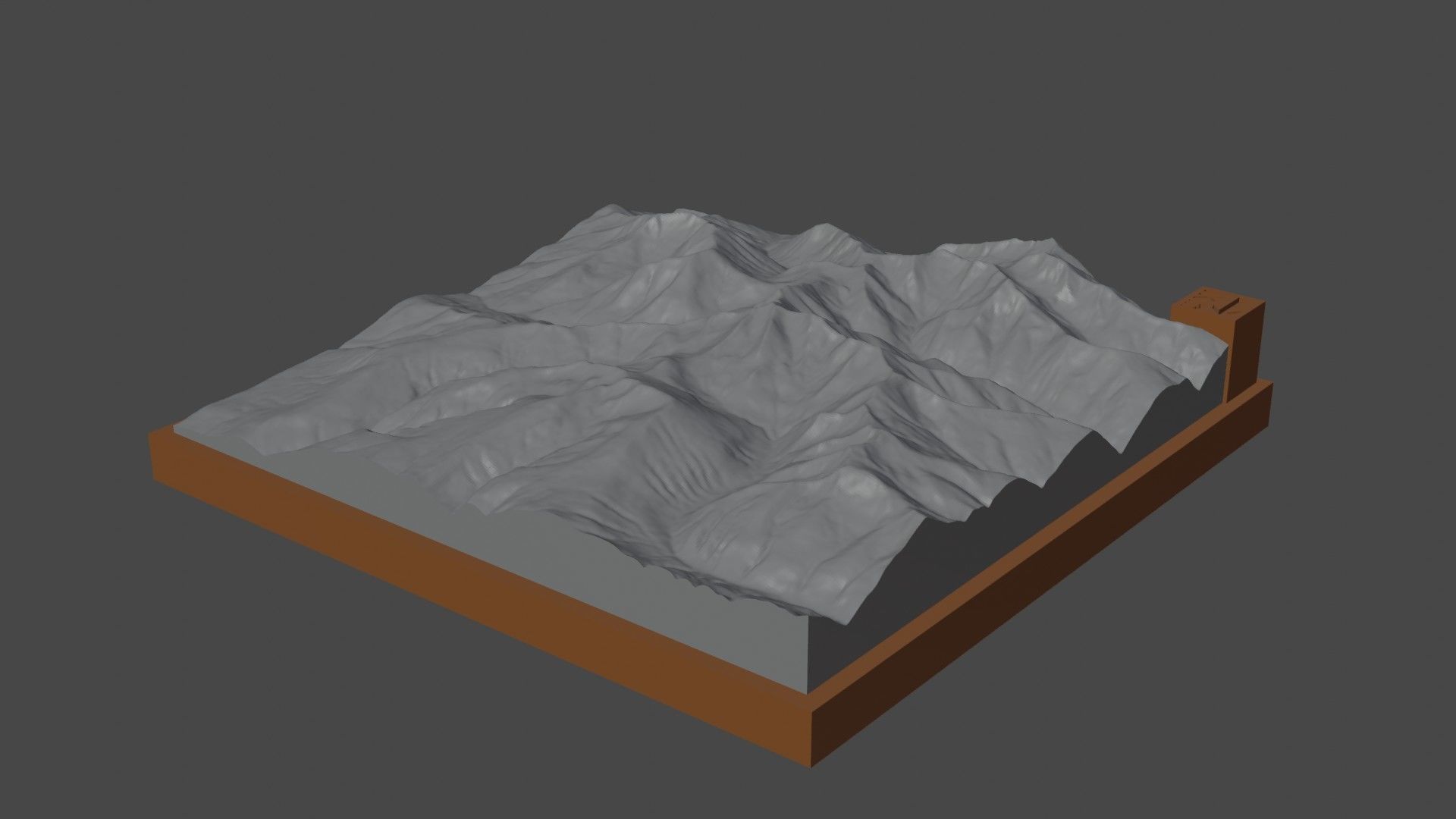 Kispiox Mtn 3D model 3D printable | CGTrader