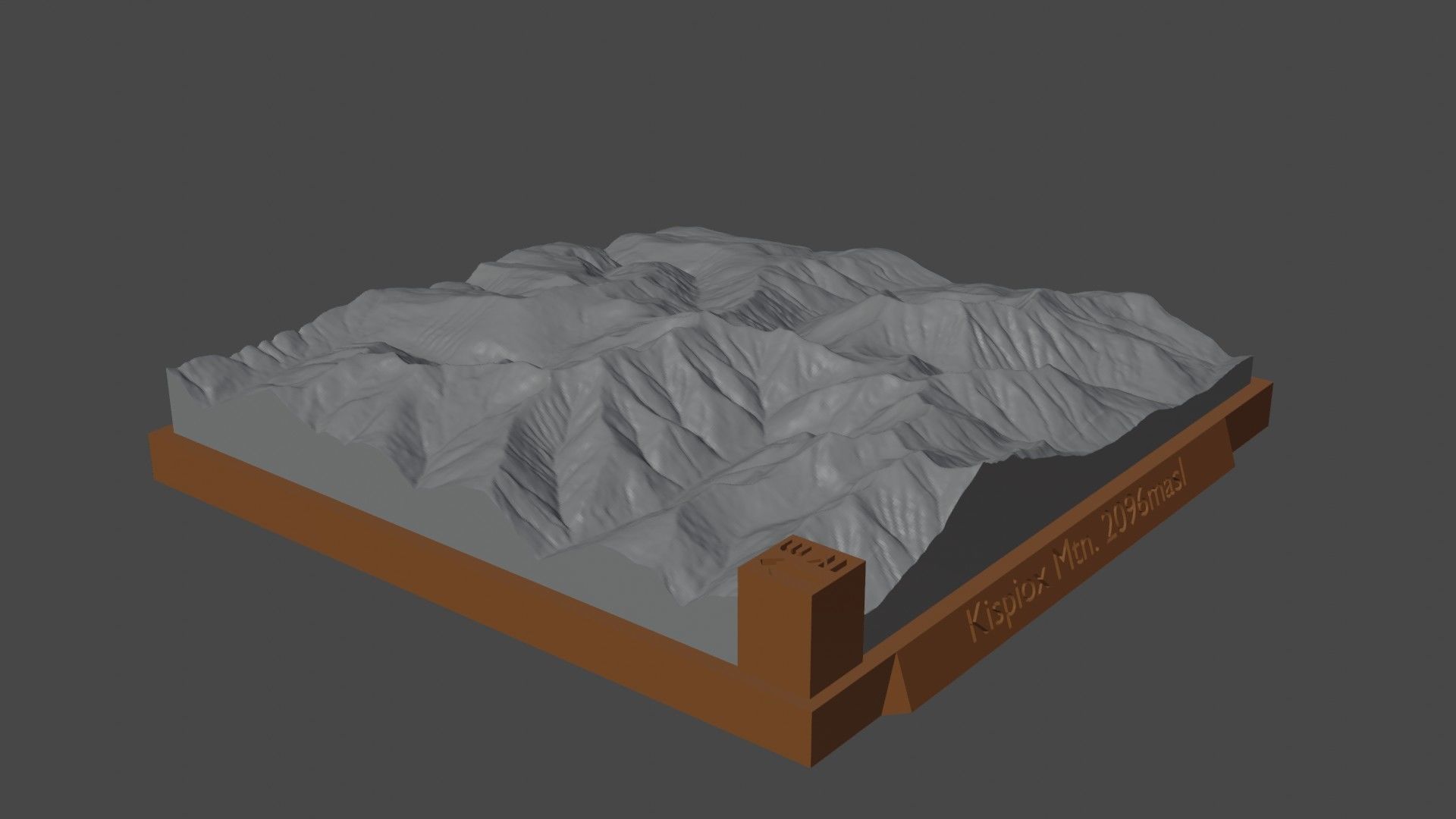 Kispiox Mtn 3D model 3D printable | CGTrader