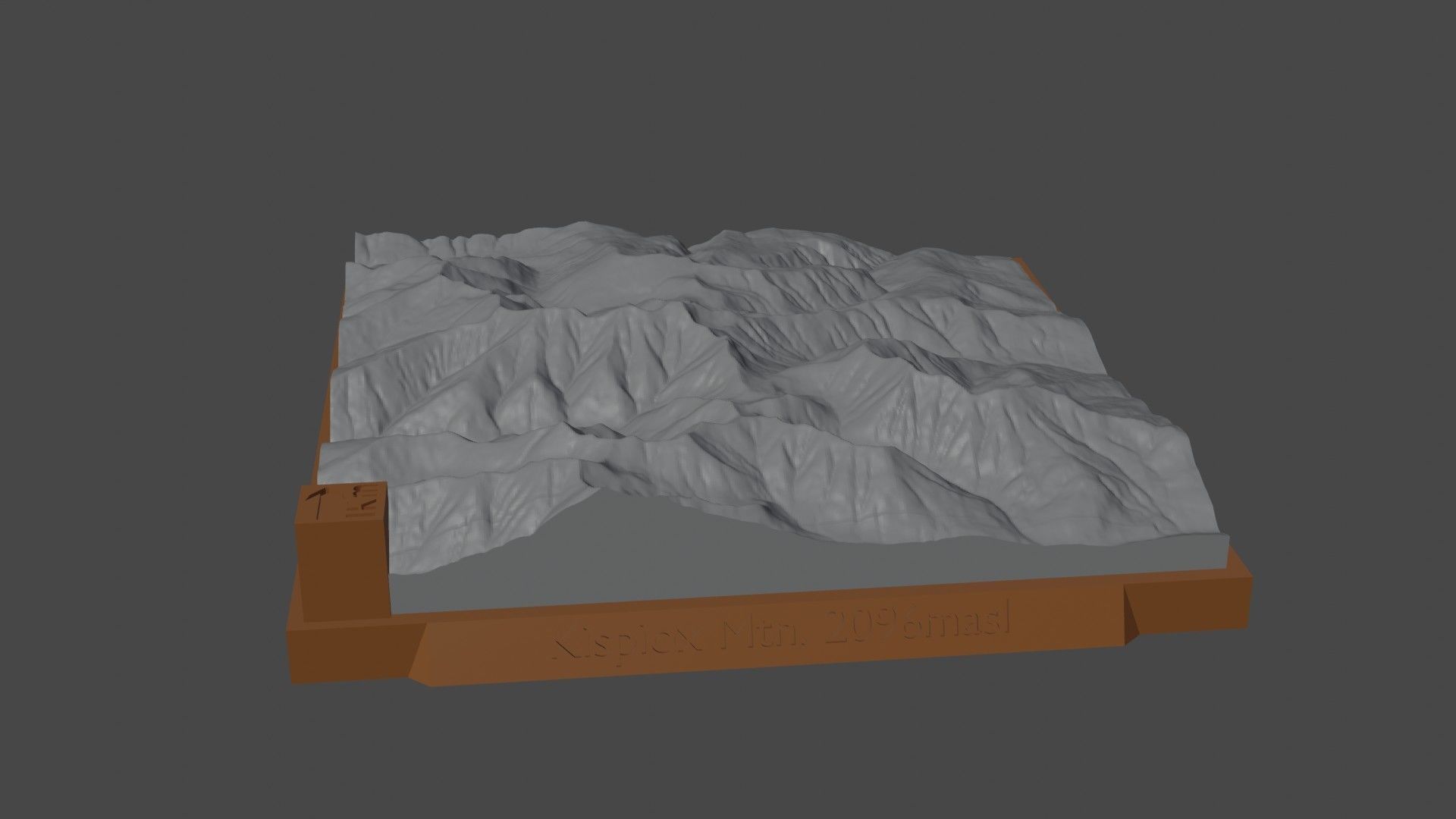 Kispiox Mtn 3D model 3D printable | CGTrader