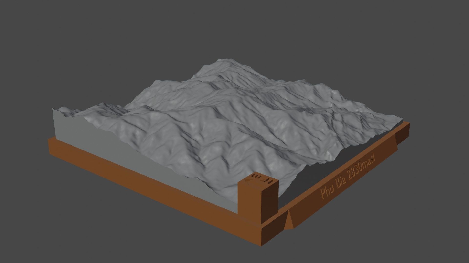 Phu Bia 3D model 3D printable | CGTrader