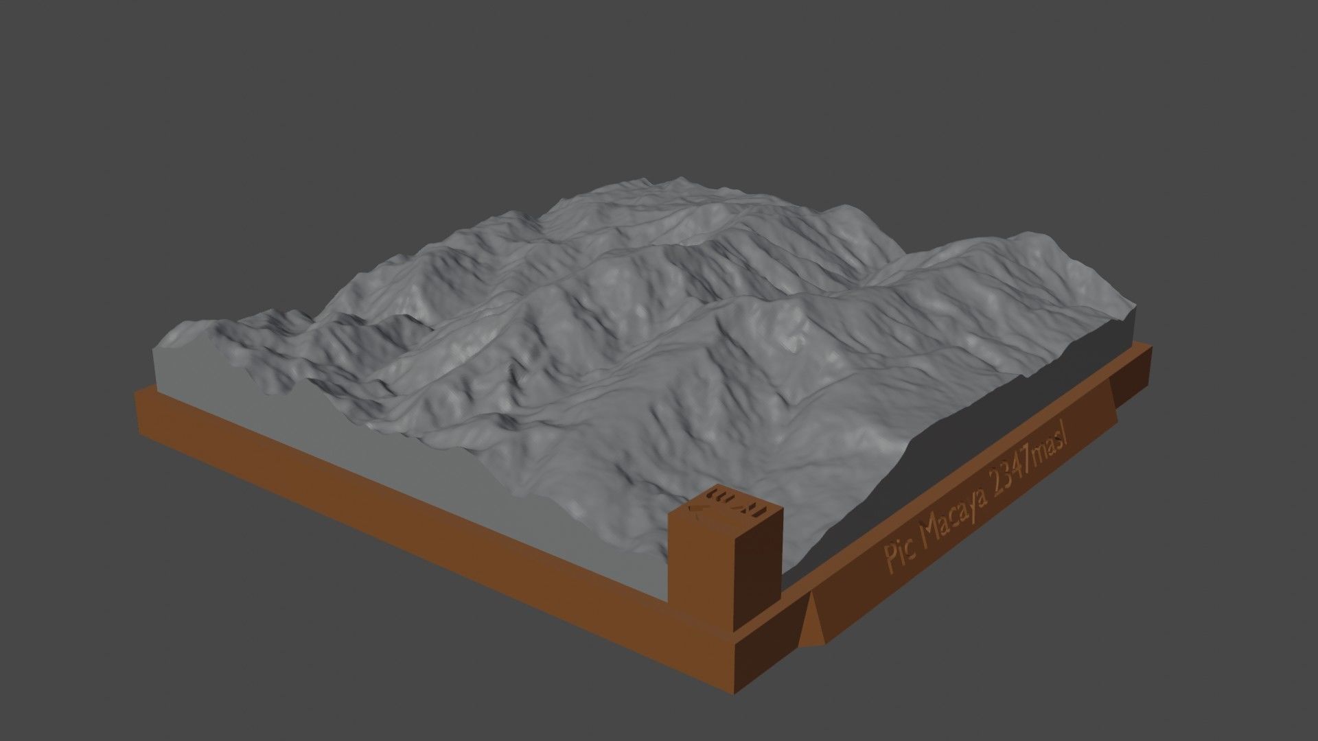 Pic Macaya 3D model 3D printable | CGTrader