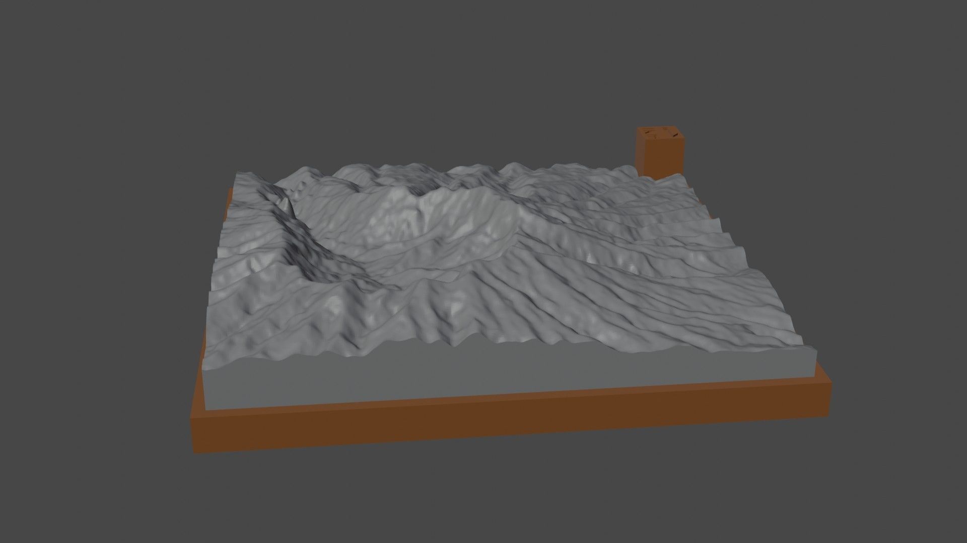 Mount Bosavi 3D model 3D printable | CGTrader
