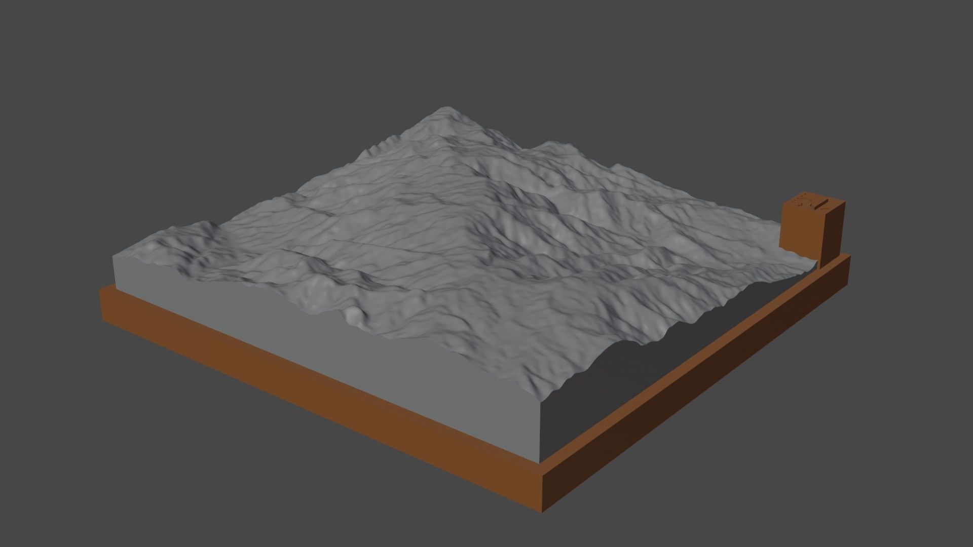 Mount Busa 3D model 3D printable | CGTrader