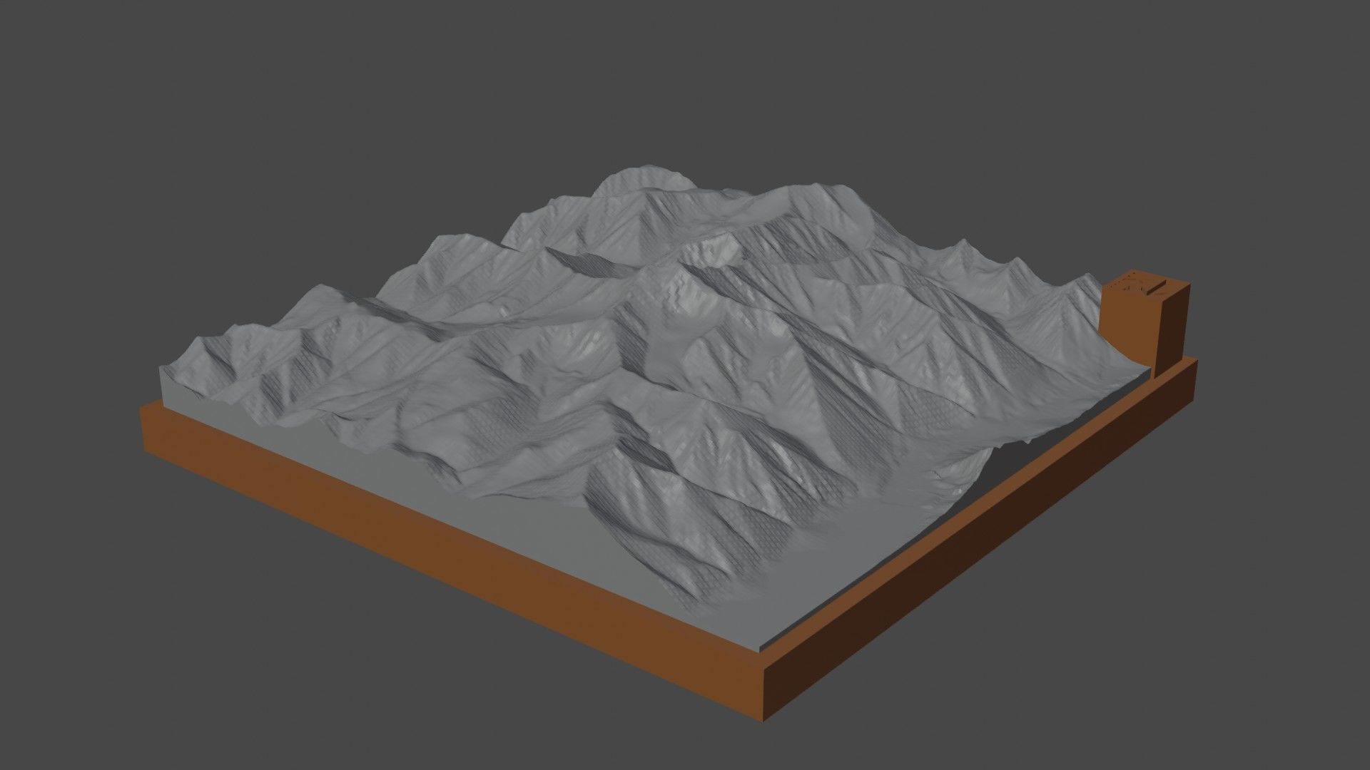 Mount Chamberlin 3D model 3D printable | CGTrader