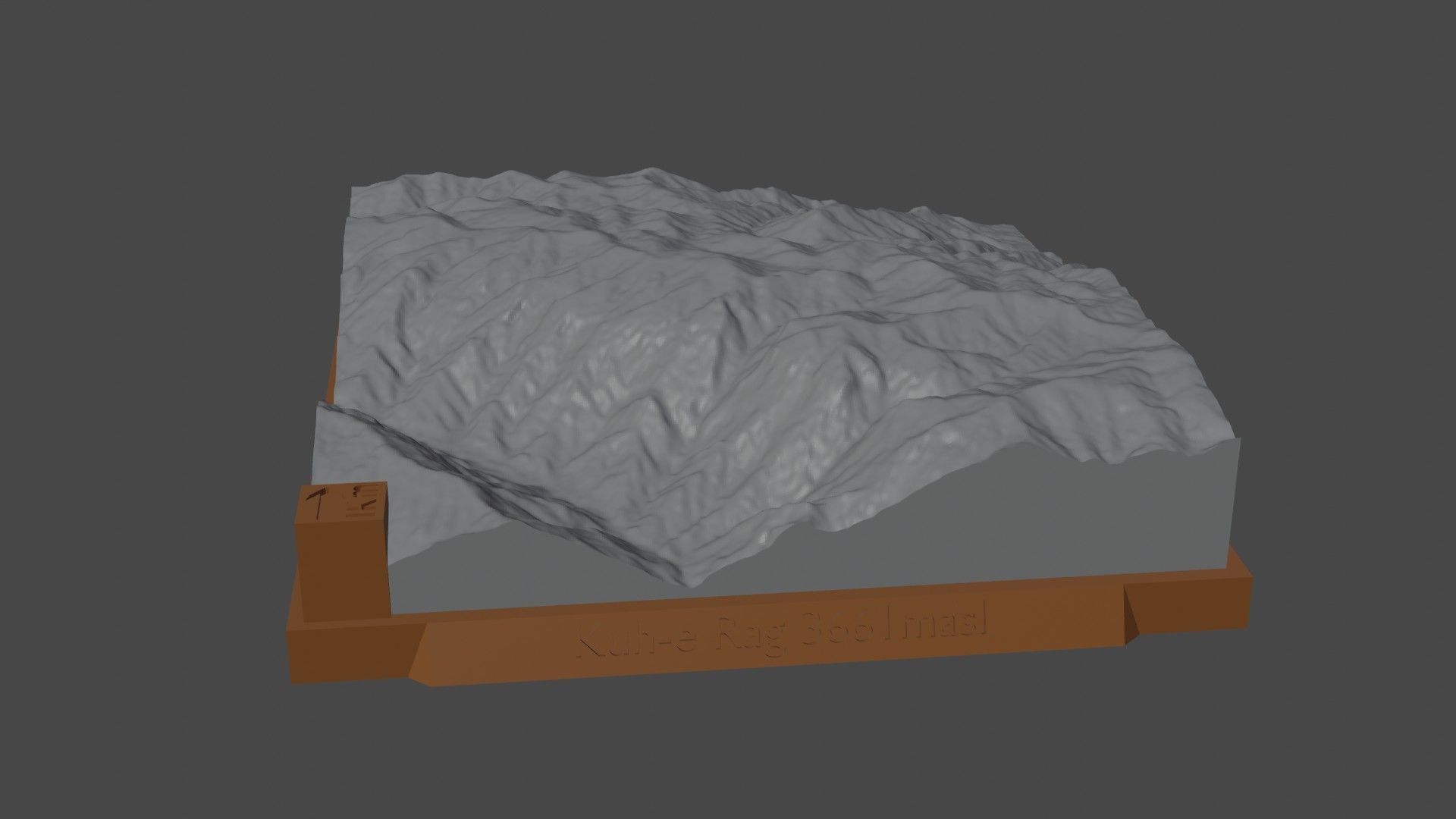 Kuh-e Rag 3D model 3D printable | CGTrader